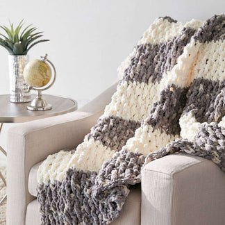 Free Bernat Lush Life Crochet Blanket Pattern | Yarnspirations