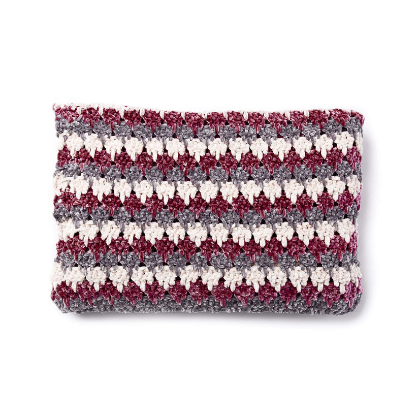 Free Easy Bernat Larksfoot Afghan Crochet Pattern | Yarnspirations