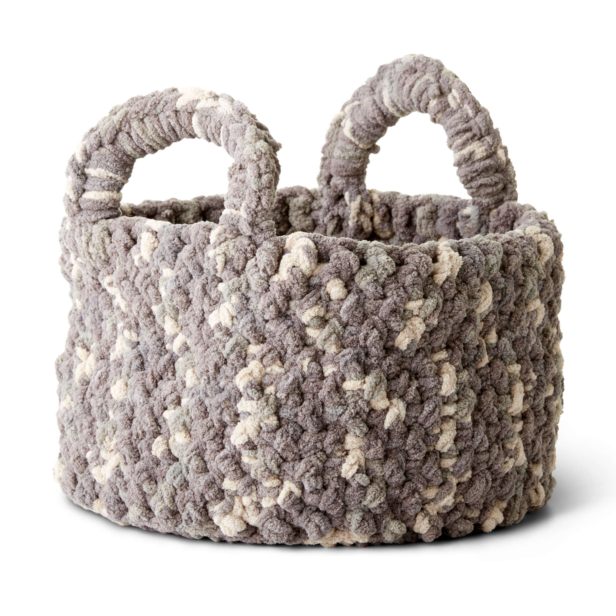 Free Easy Bernat Woven Look Basket Crochet Pattern | Yarnspirations