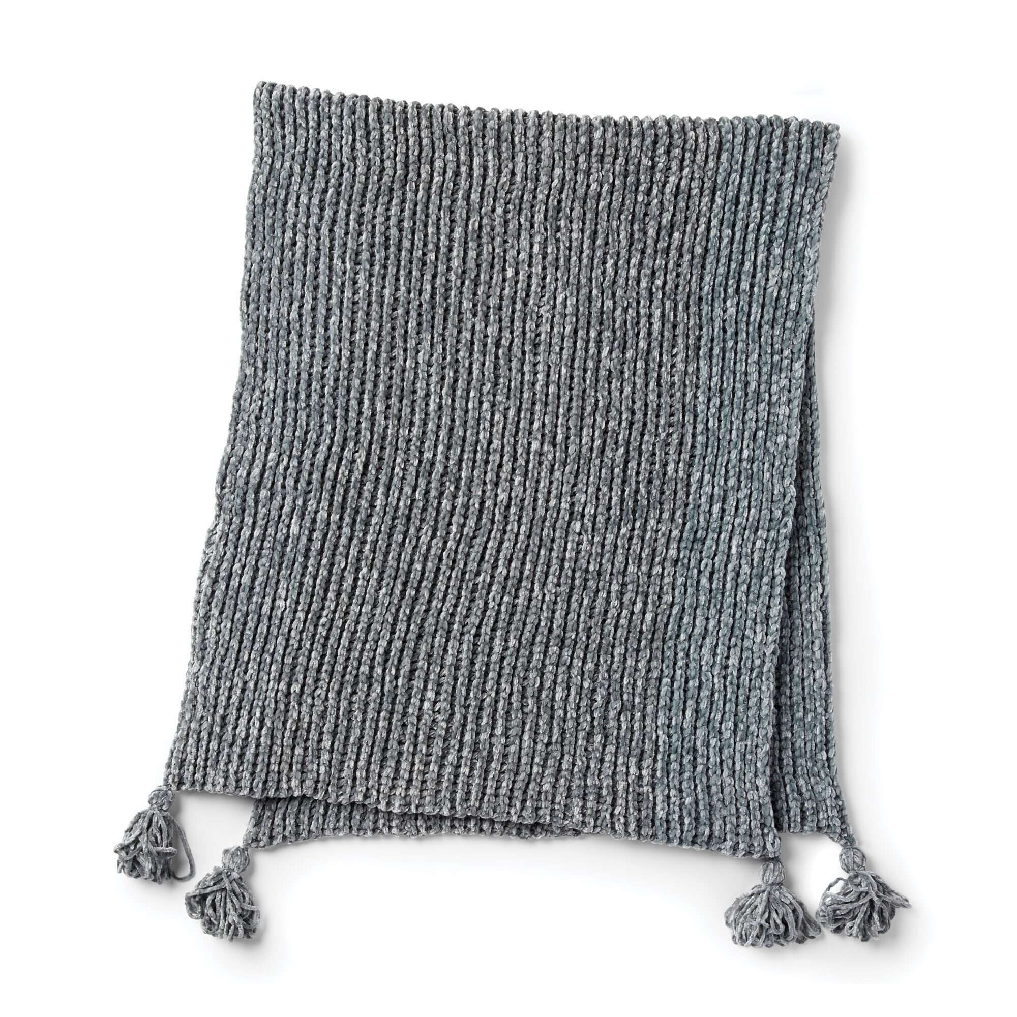 Bernat Rich Ridges Crochet Throw | Yarnspirations