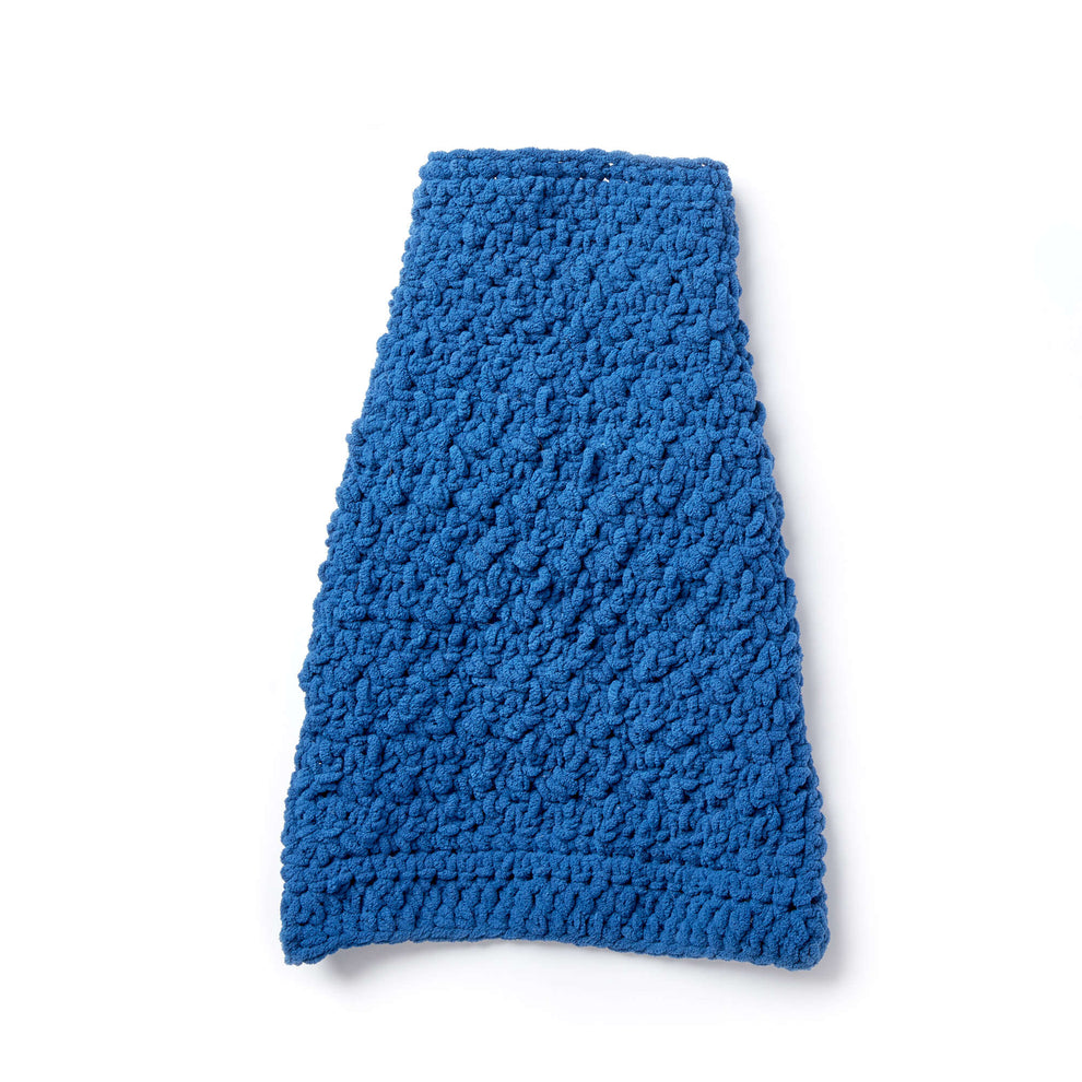 Free Easy Bernat Pet Dog Coat Crochet Pattern | Yarnspirations