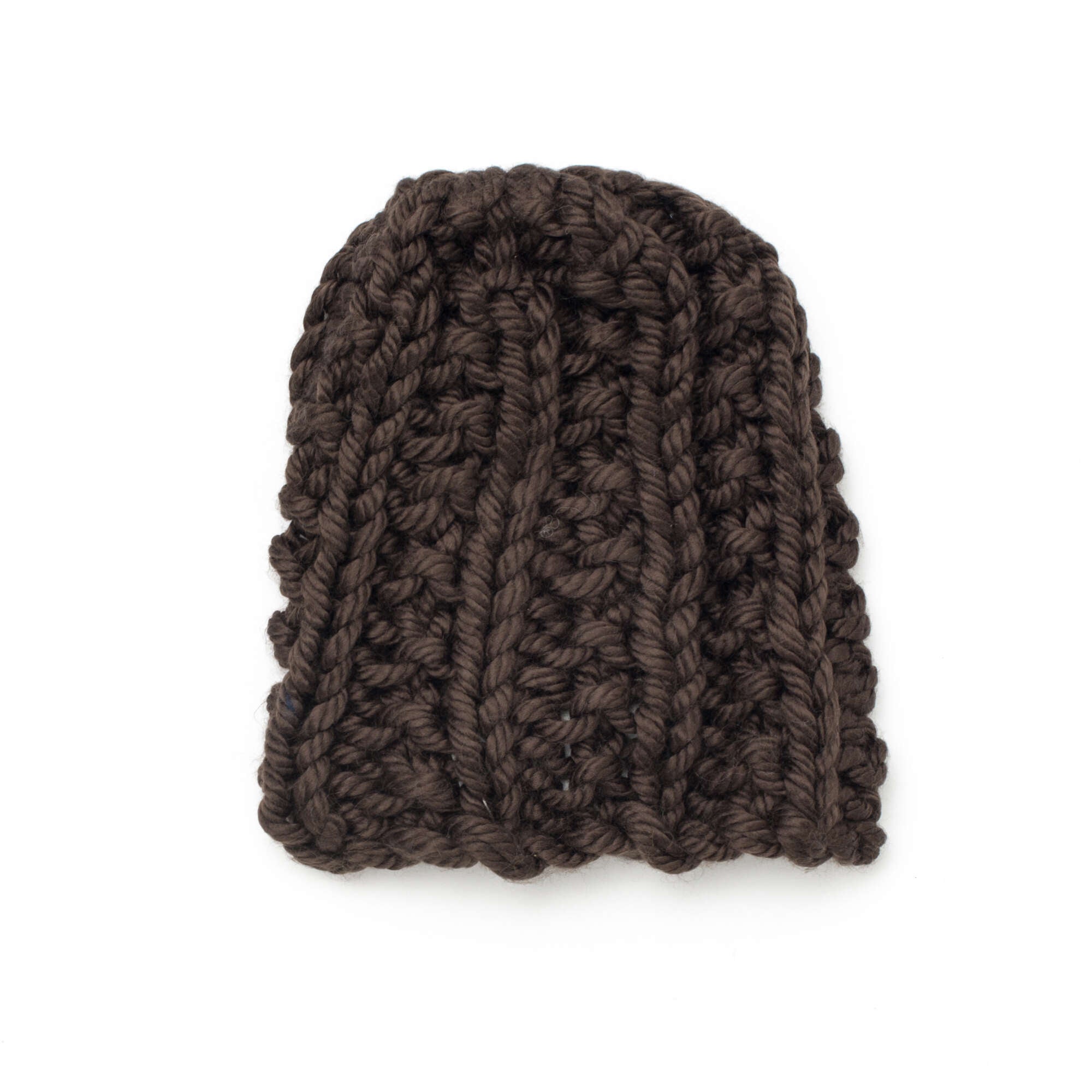 Free Beginner Bernat Big Textures Hat Knitting Pattern | Yarnspirations