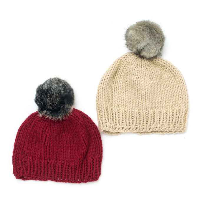 Free Beginner Bernat Family Hats Knitting Pattern | Yarnspirations