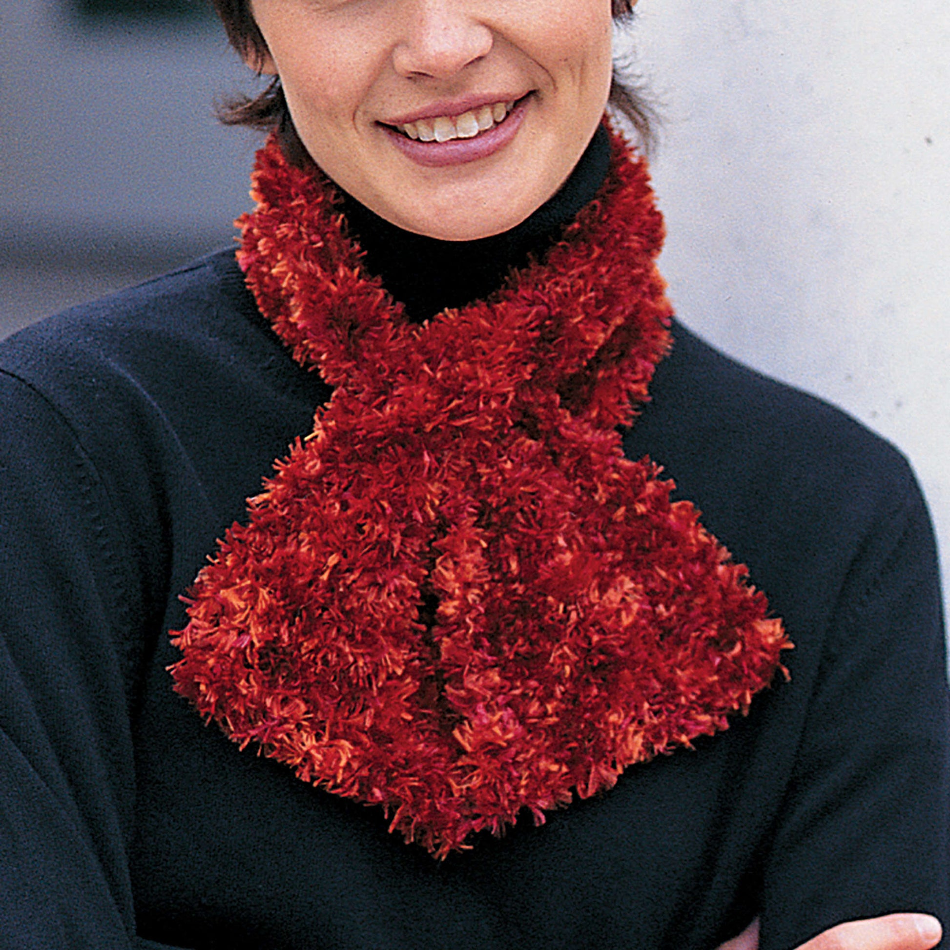 Keyhole Scarf Knitting Pattern