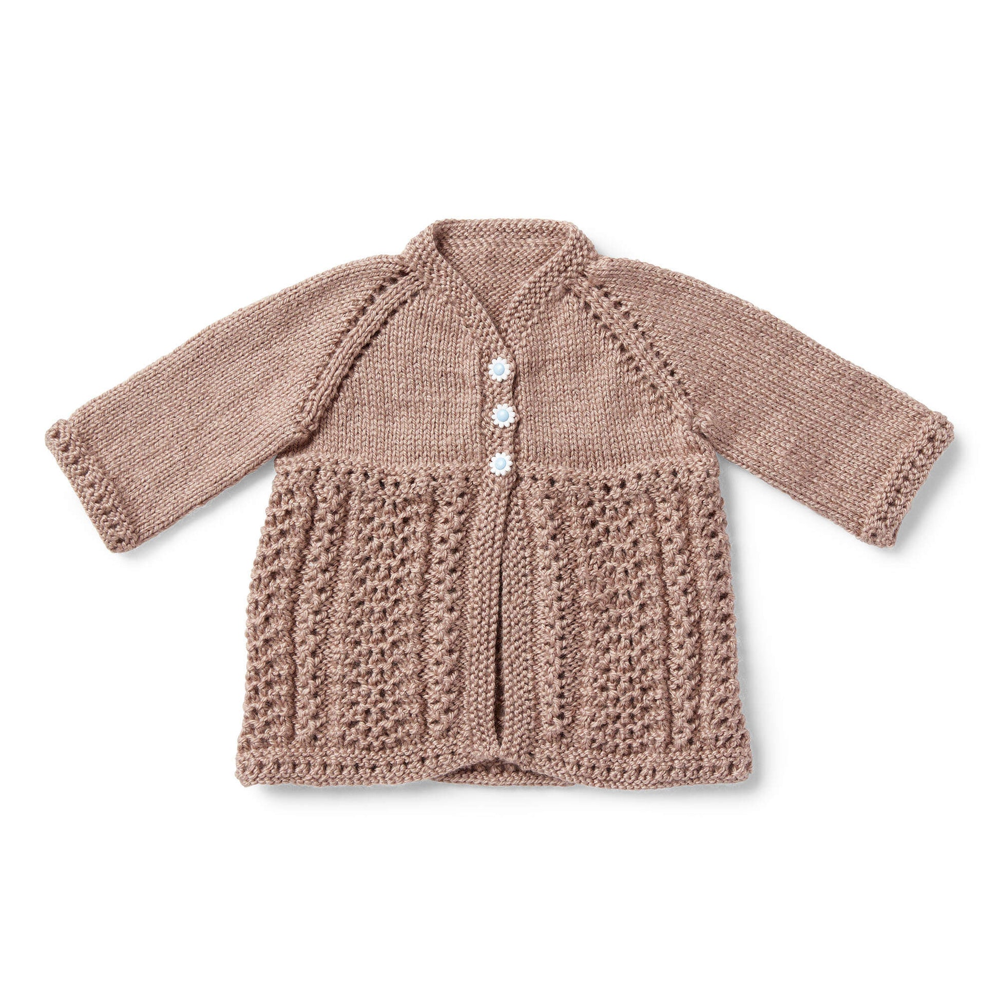 Free Knitting Pattern Baby Cardigan Top Down New Pattern: Everyday