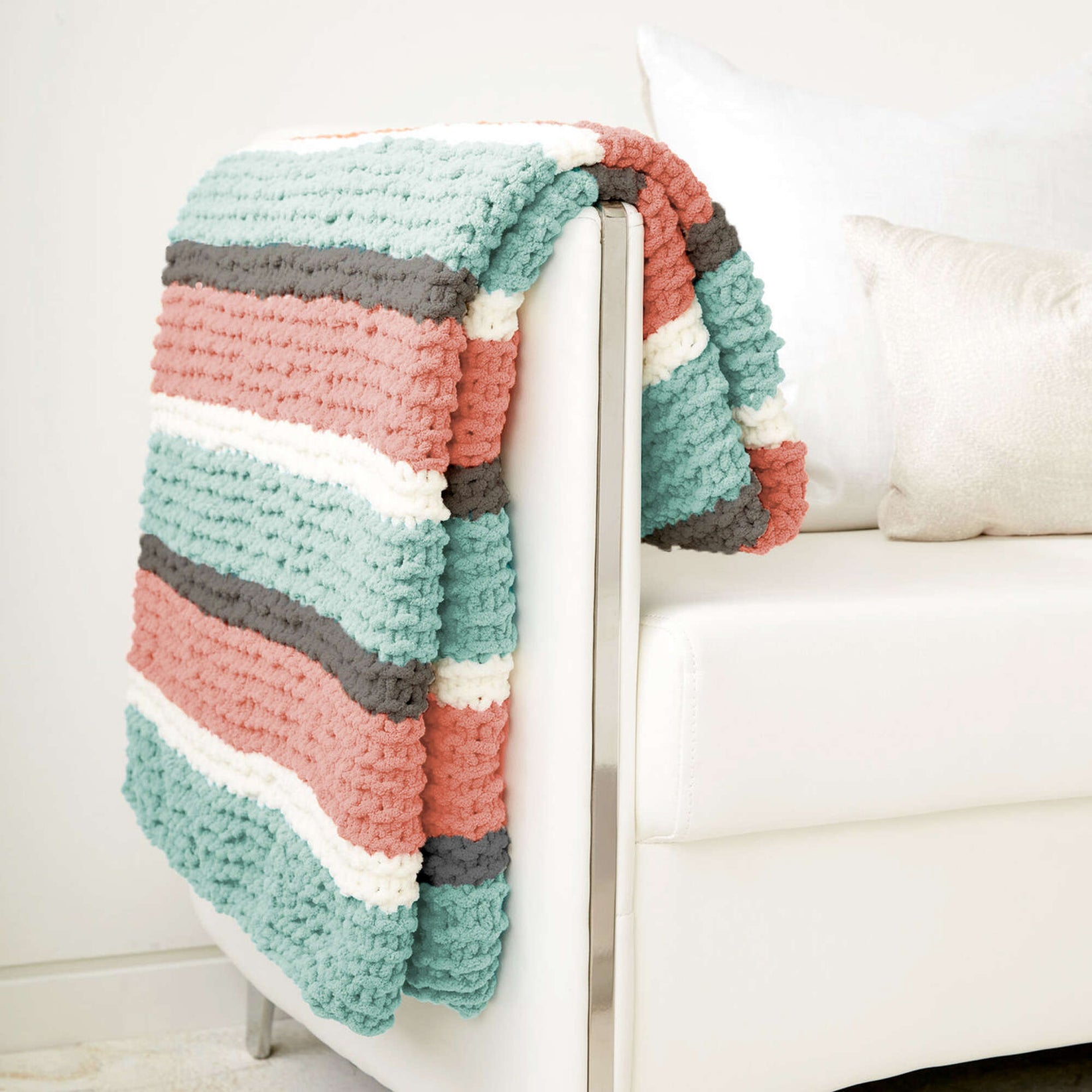 Bernat Get Fresh Throw | Yarnspirations