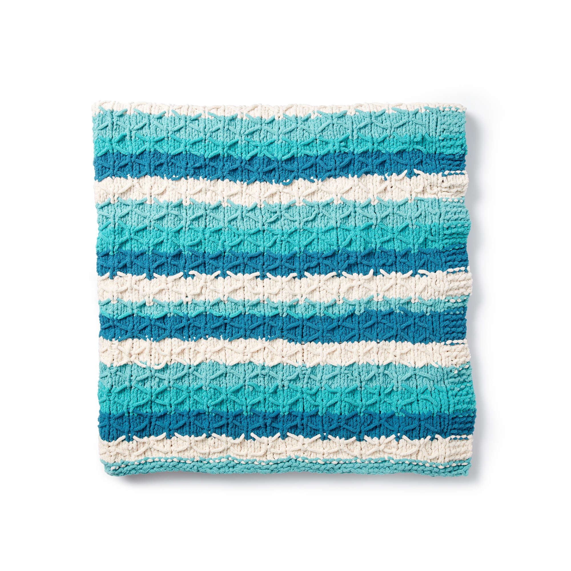 Free Easy Bernat Quilted Blanket Knitting Pattern | Yarnspirations