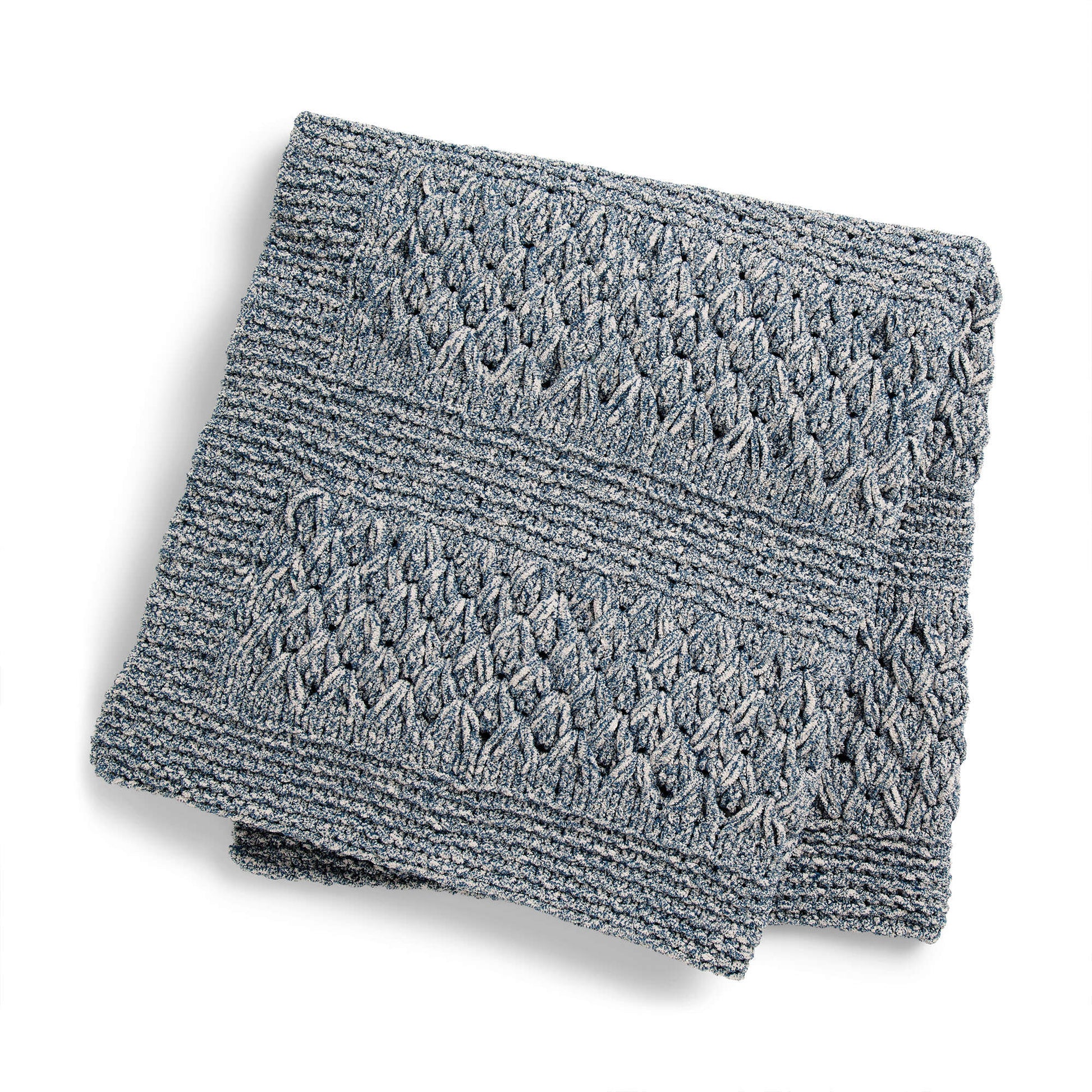 Free Bernat Tufted Texture Blanket Knitting Pattern | Yarnspirations