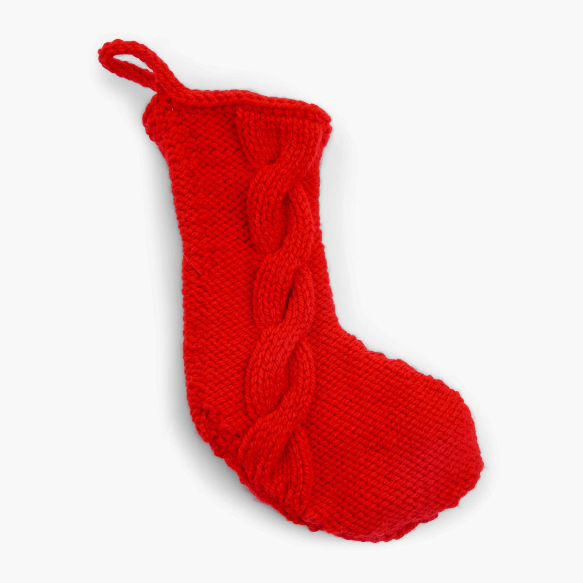 Free Bernat Cabled Stocking Knitting Pattern | Yarnspirations