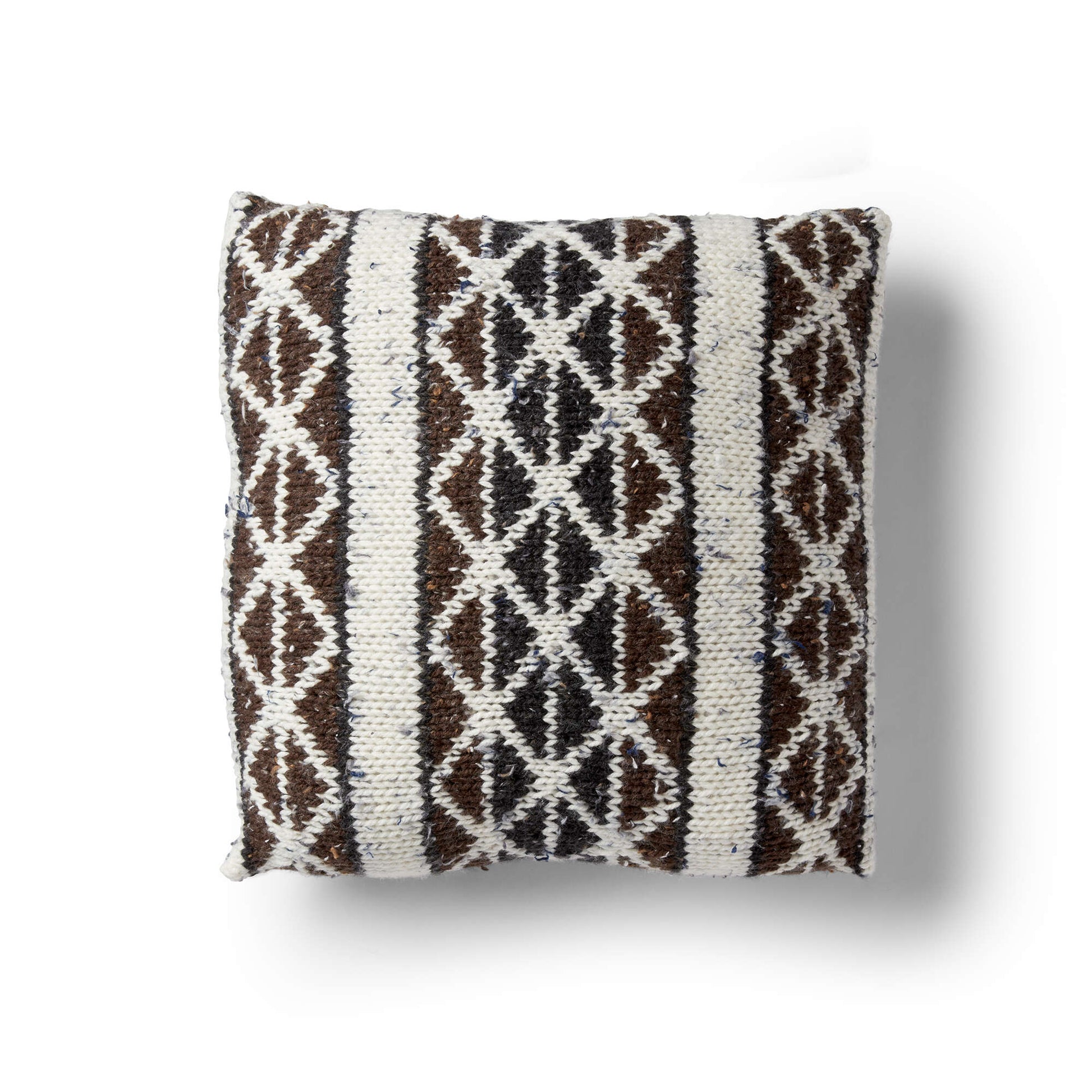 Free Bernat Fair Isle Pillow Knitting Pattern | Yarnspirations