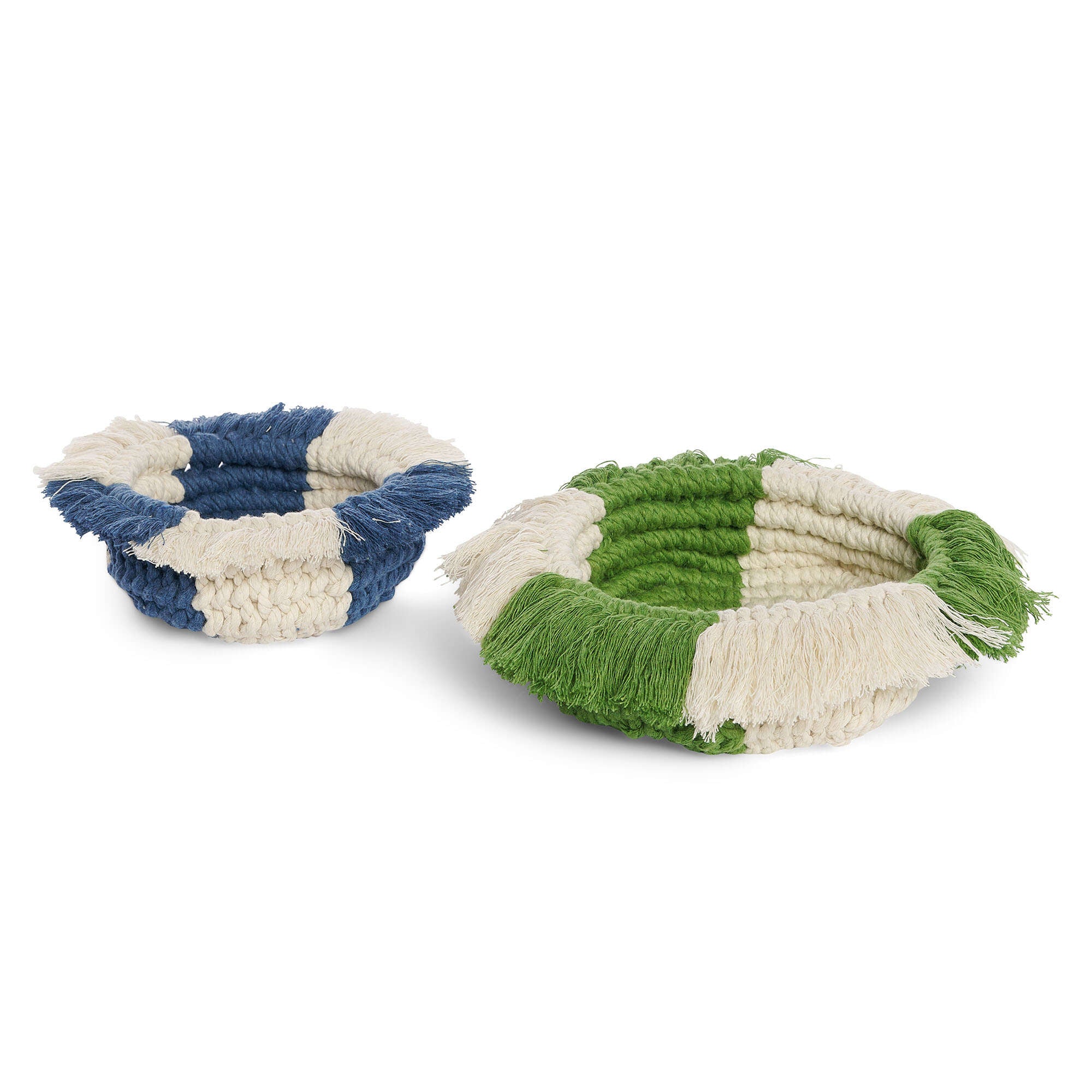 Free Easy Bernat Macrame Nesting Bowls Craft Pattern | Yarnspirations