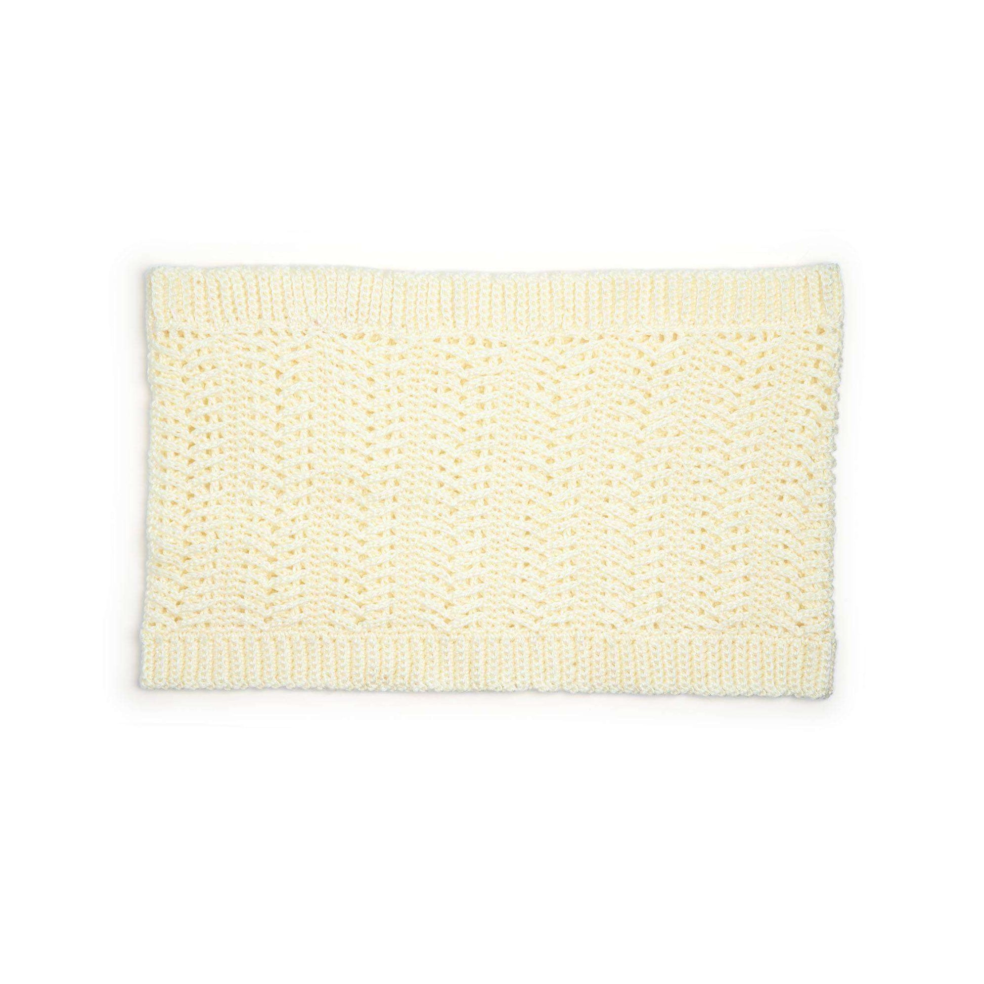 Free Caron Faux Cables Cowl Crochet Pattern | Yarnspirations