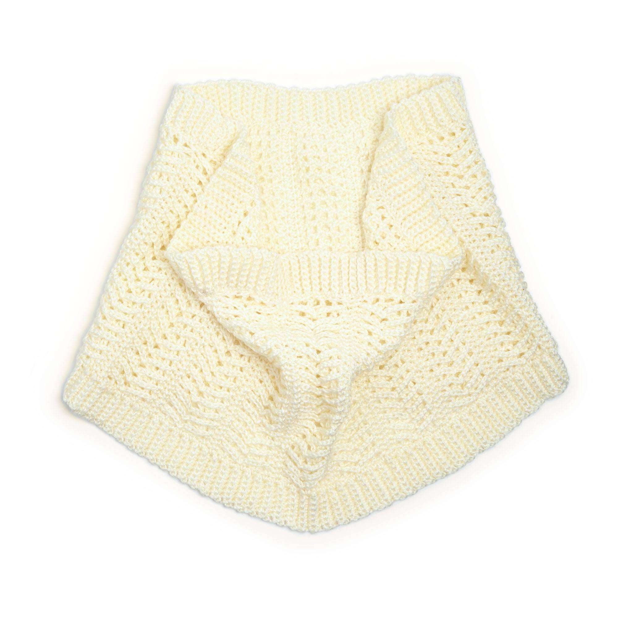 Free Caron Faux Cables Cowl Crochet Pattern | Yarnspirations