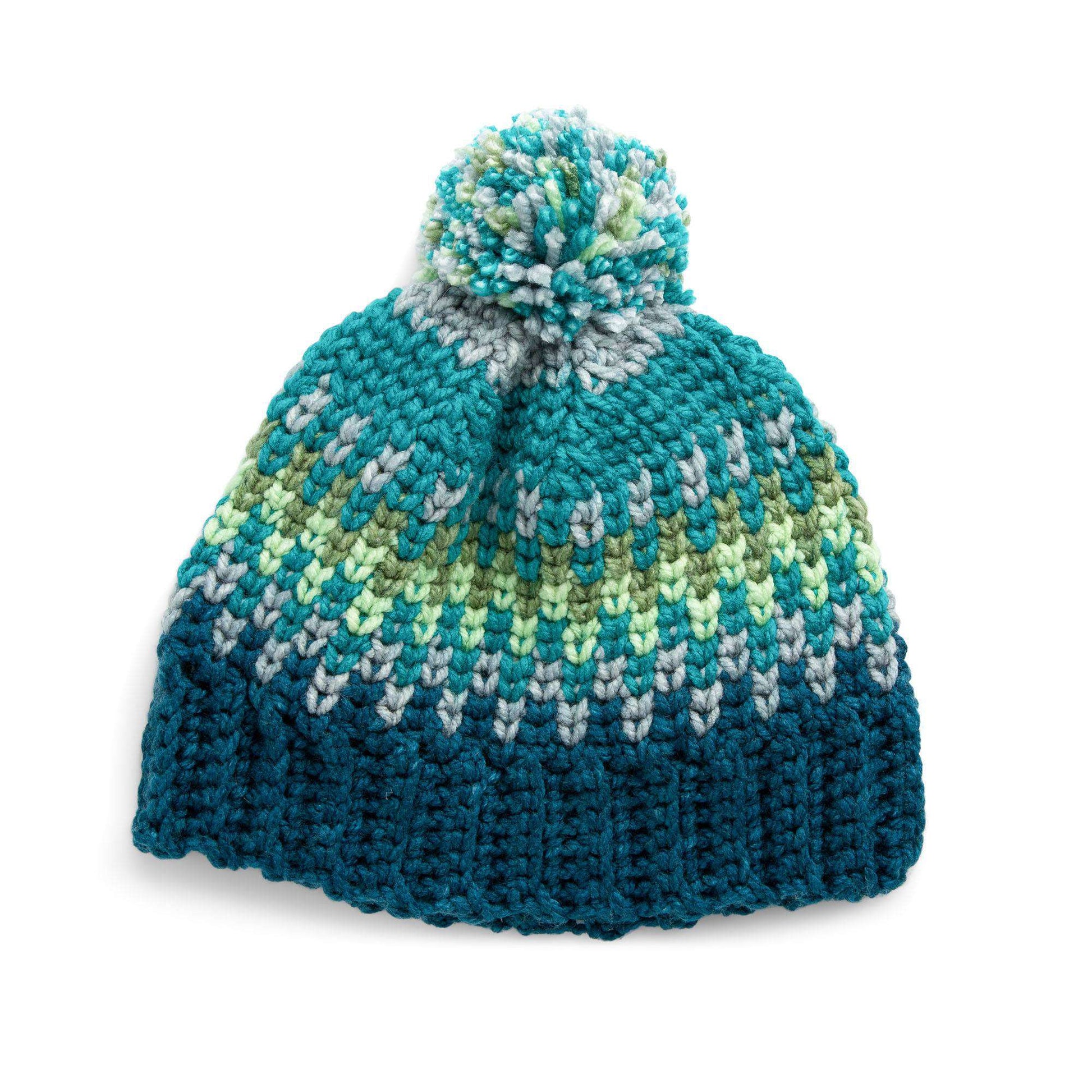 Caron Dash Around Crochet Hat | Yarnspirations