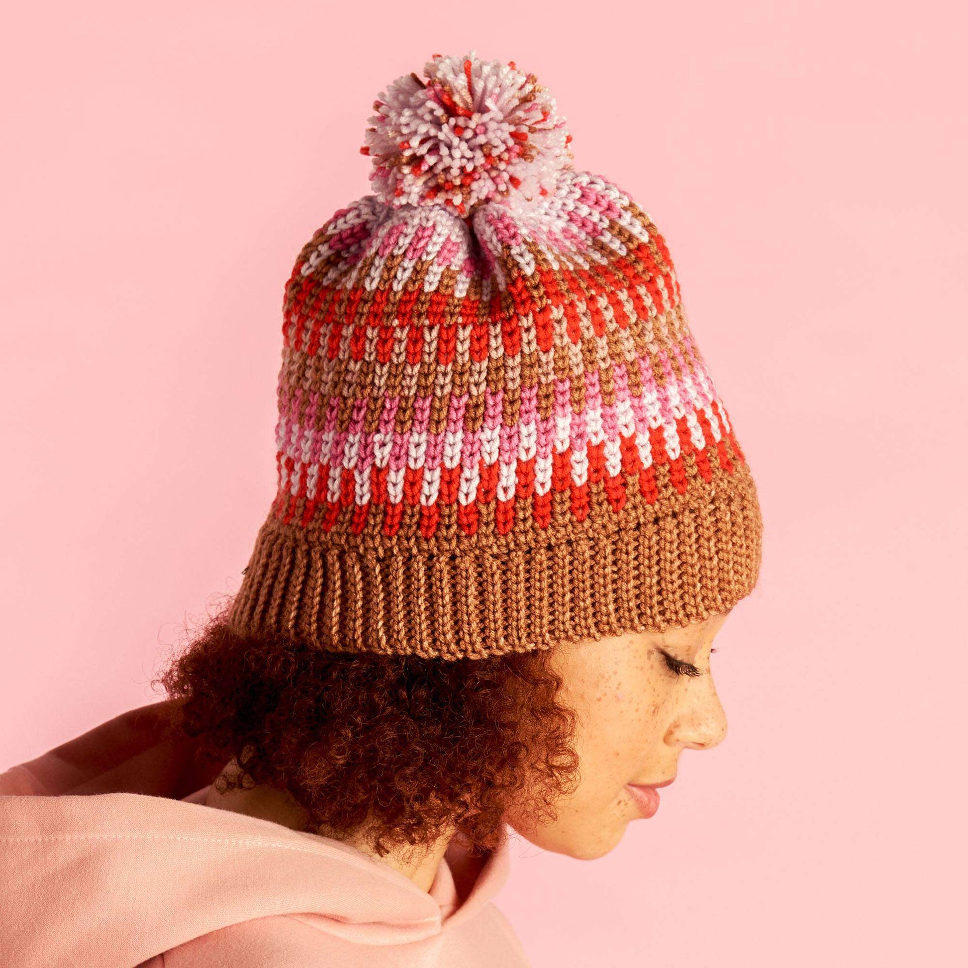 Free Caron Nordic Hat Crochet Pattern | Yarnspirations