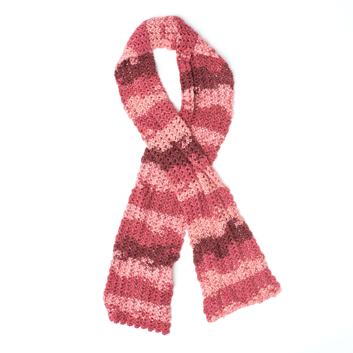 Free Beginner Caron Openwork Scarf Crochet Pattern | Yarnspirations