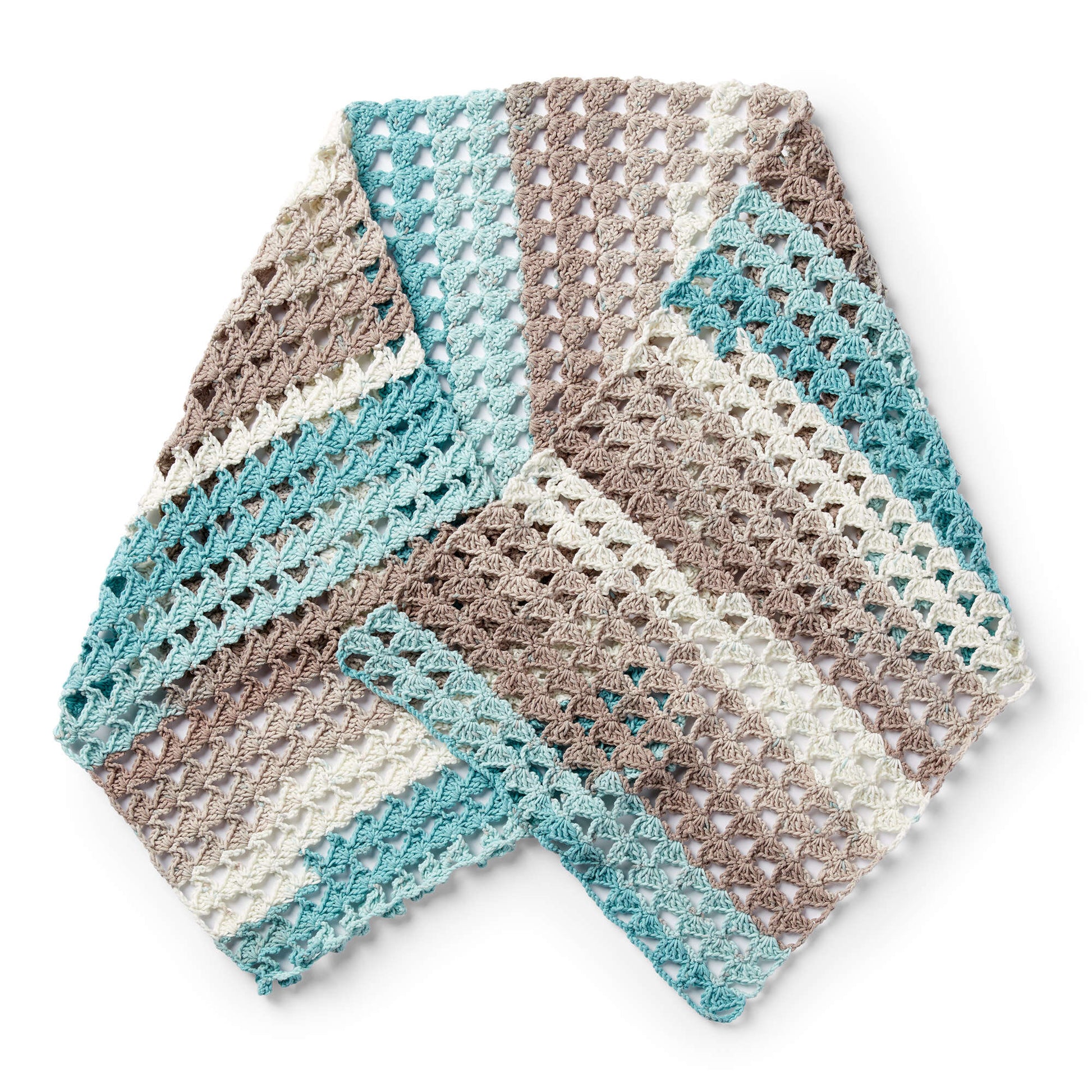 Free Easy Caron Shell Shawl Crochet Pattern | Yarnspirations