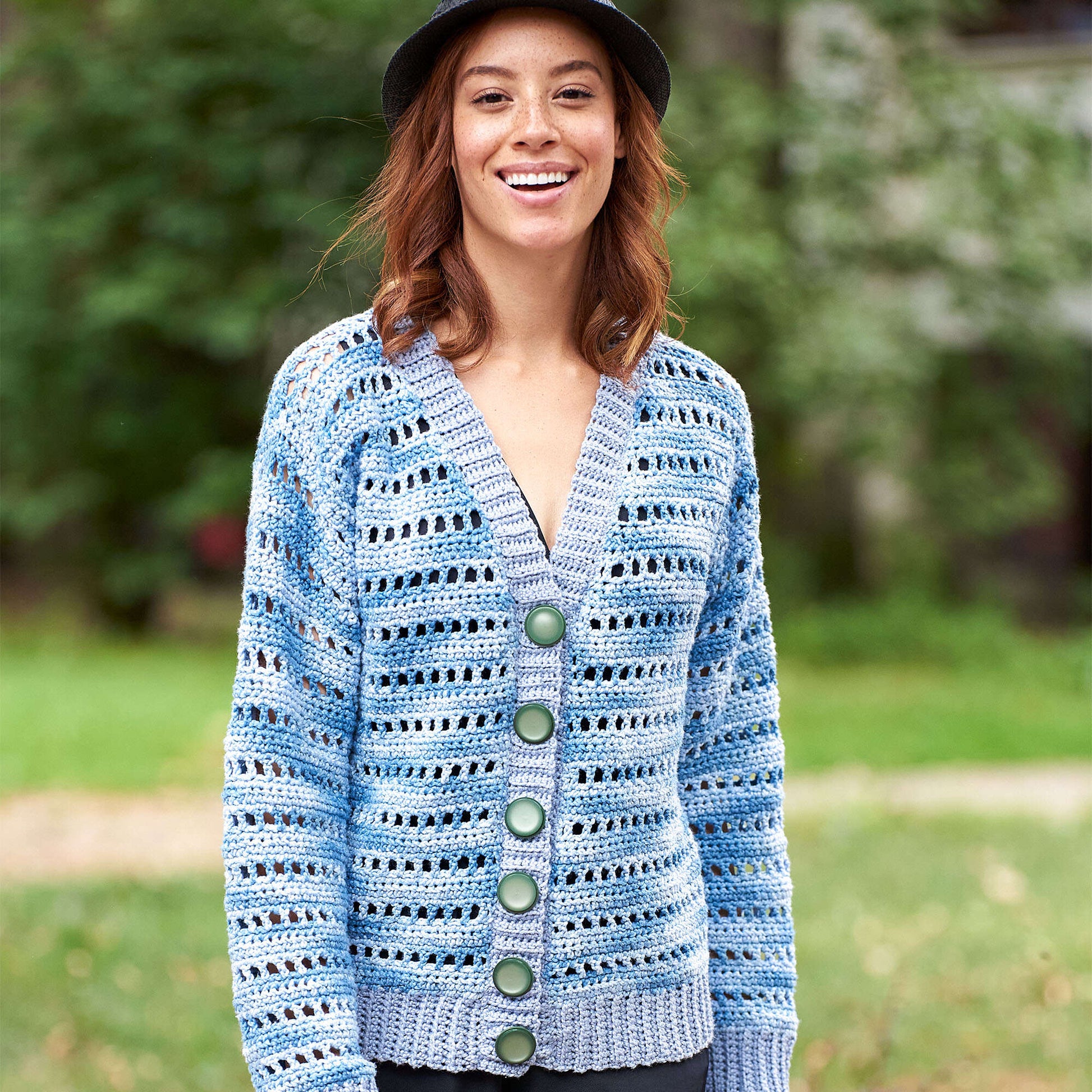 Free Caron Summer Evening Cardigan Crochet Pattern | Yarnspirations