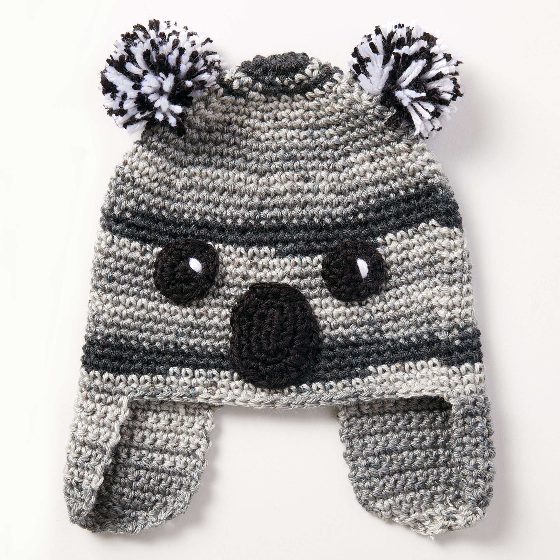 Free Easy Caron Koala-ty Hat Crochet Pattern | Yarnspirations