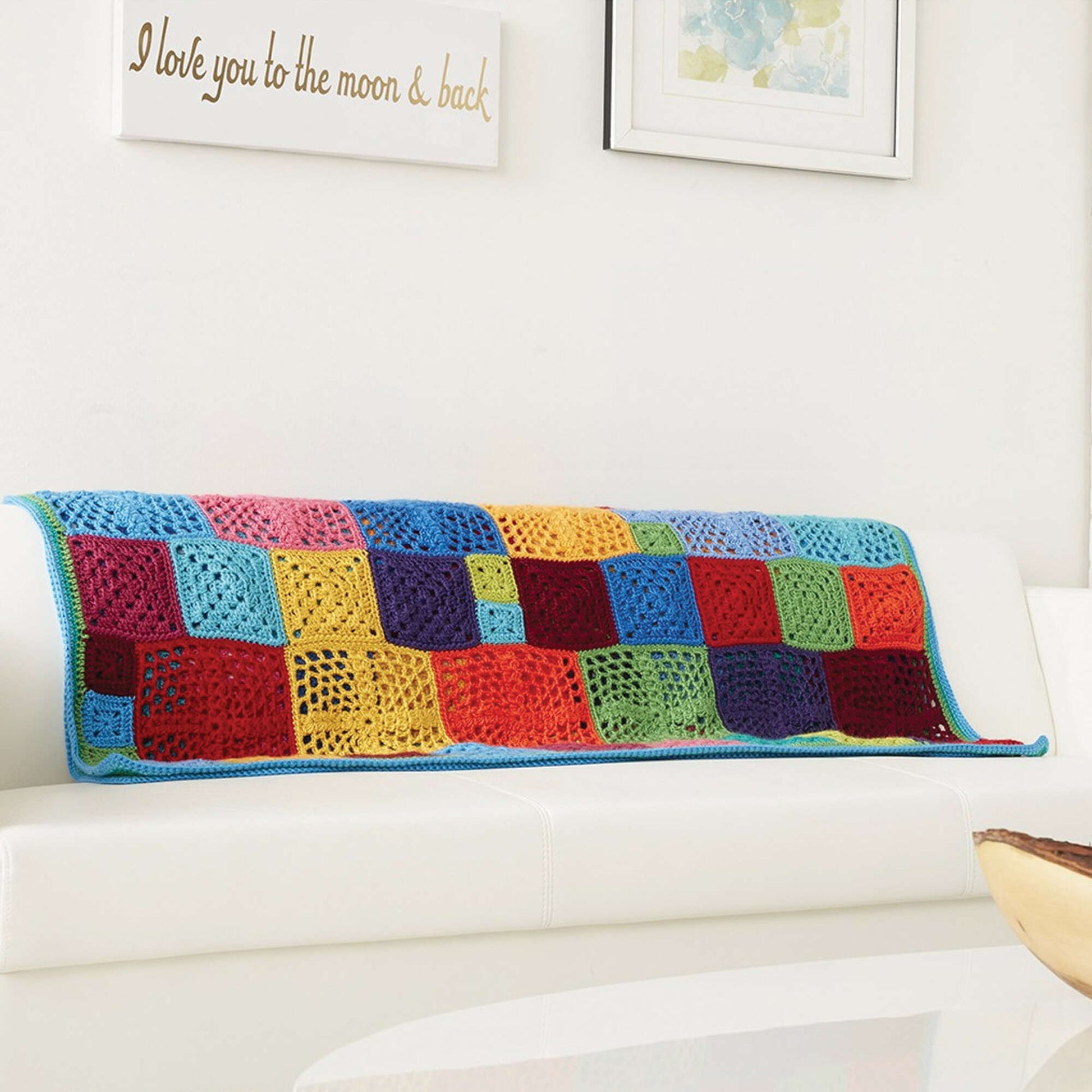 Caron 100 Motif Afghan | Yarnspirations