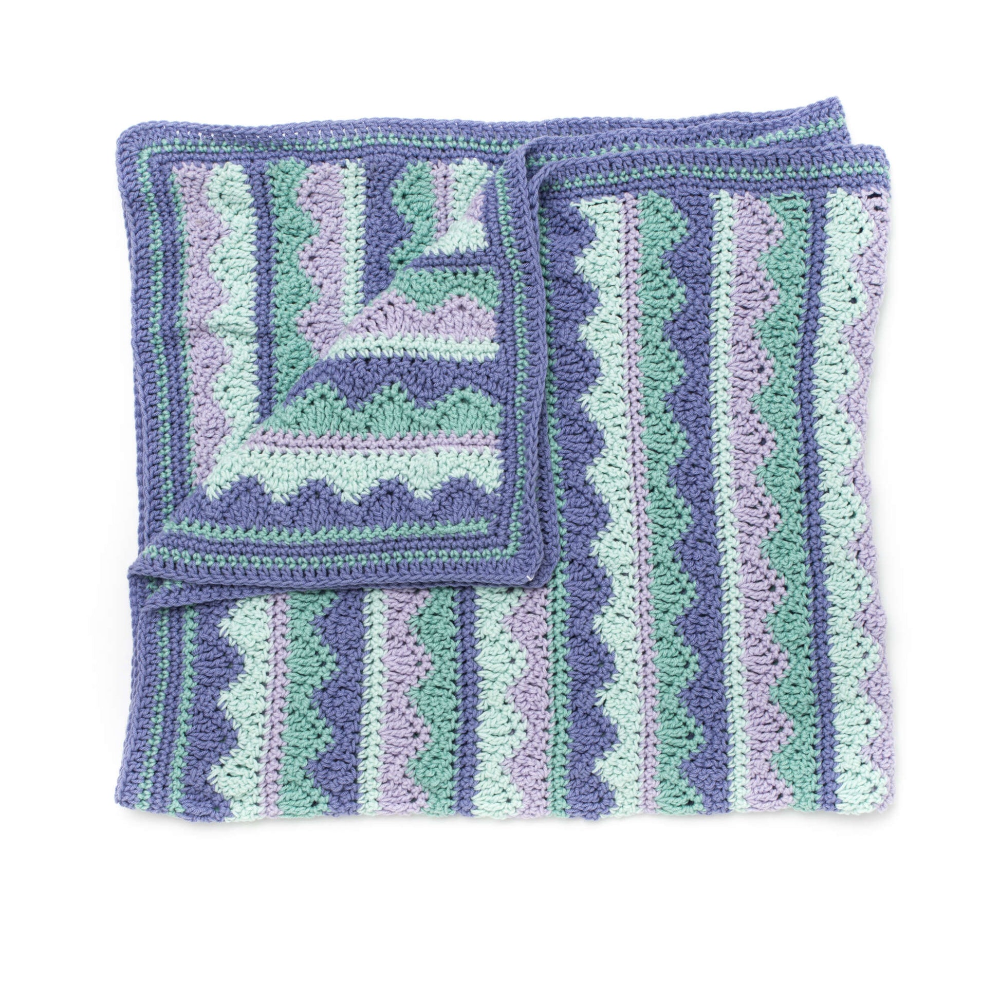 Free Easy Caron Summer Mist Throw Crochet Pattern | Yarnspirations