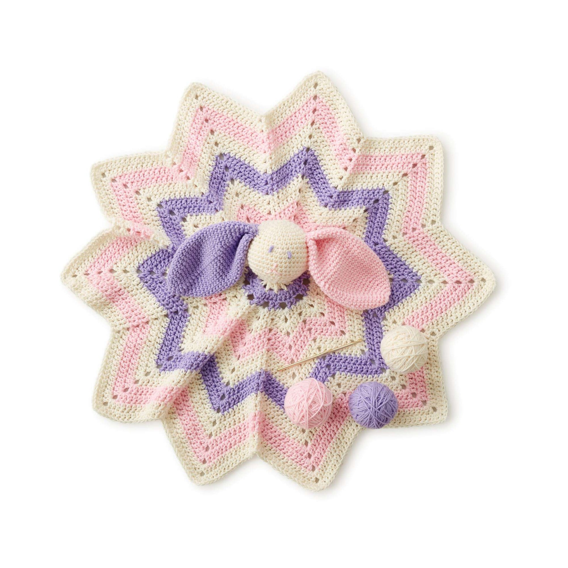 Free Easy Caron Lovely Blanket Crochet Pattern | Yarnspirations