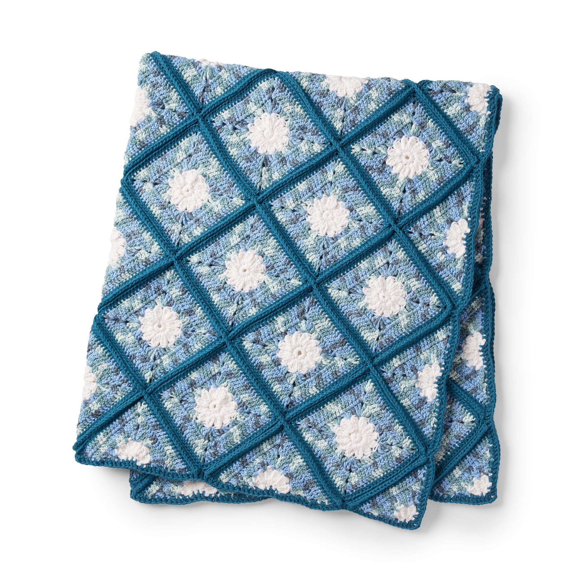 Free Easy Caron Garden Lattice Afghan Crochet Pattern | Yarnspirations