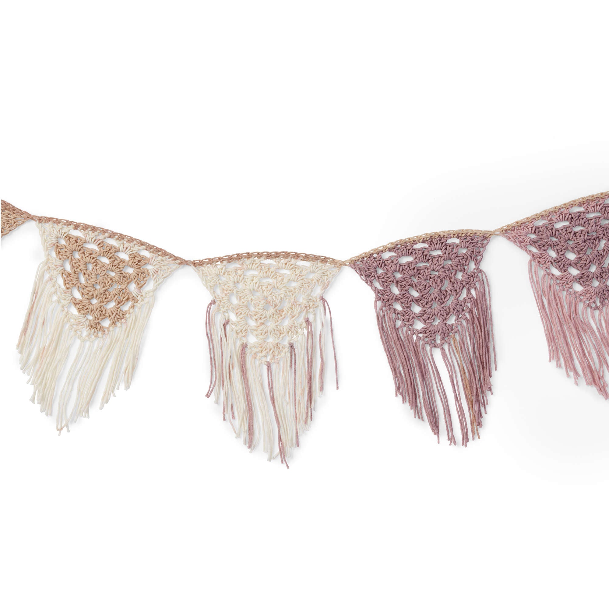 Free Easy Caron Fringey Bunting Crochet Pattern | Yarnspirations