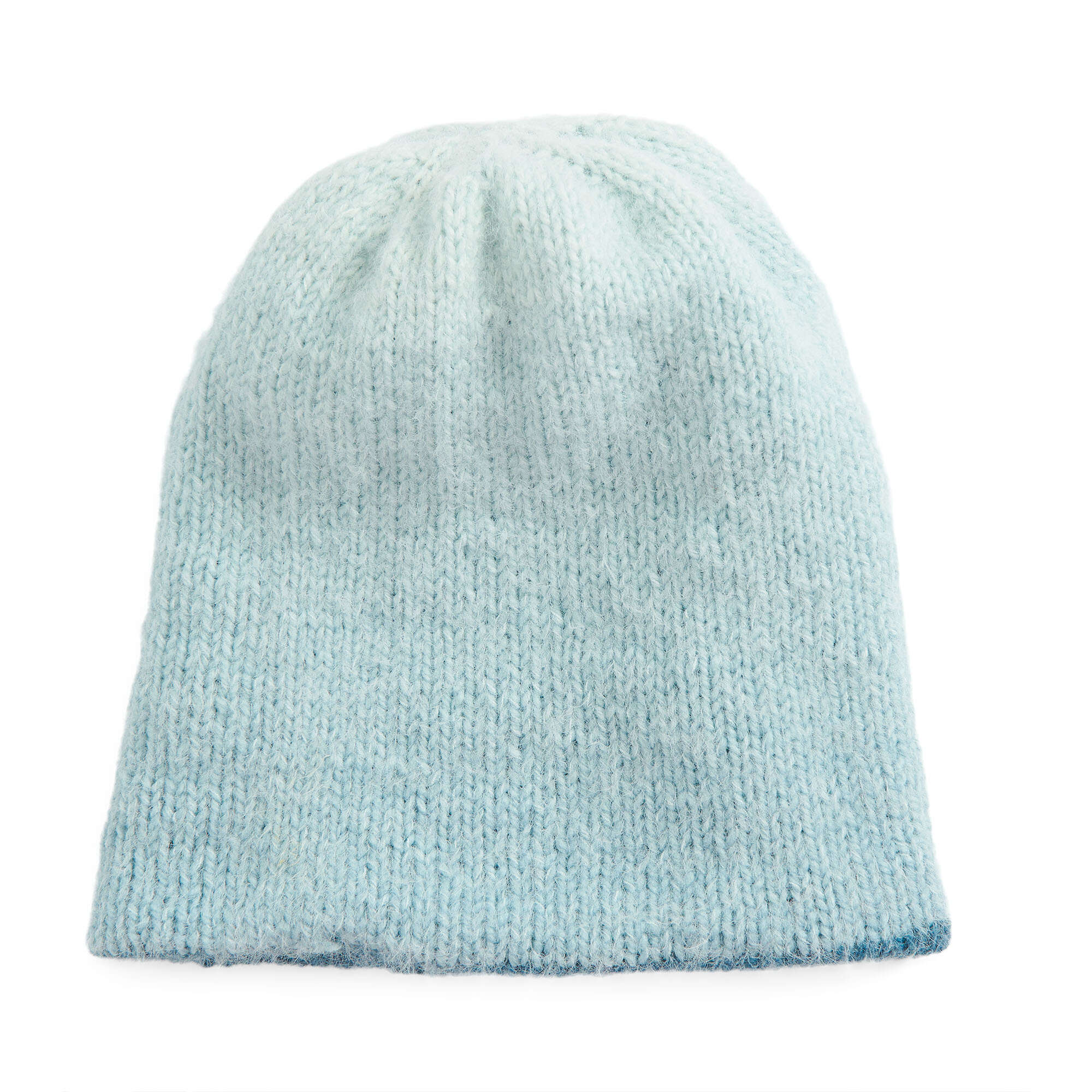 Free Easy Caron Inside Out Beanie Knitting Pattern | Yarnspirations