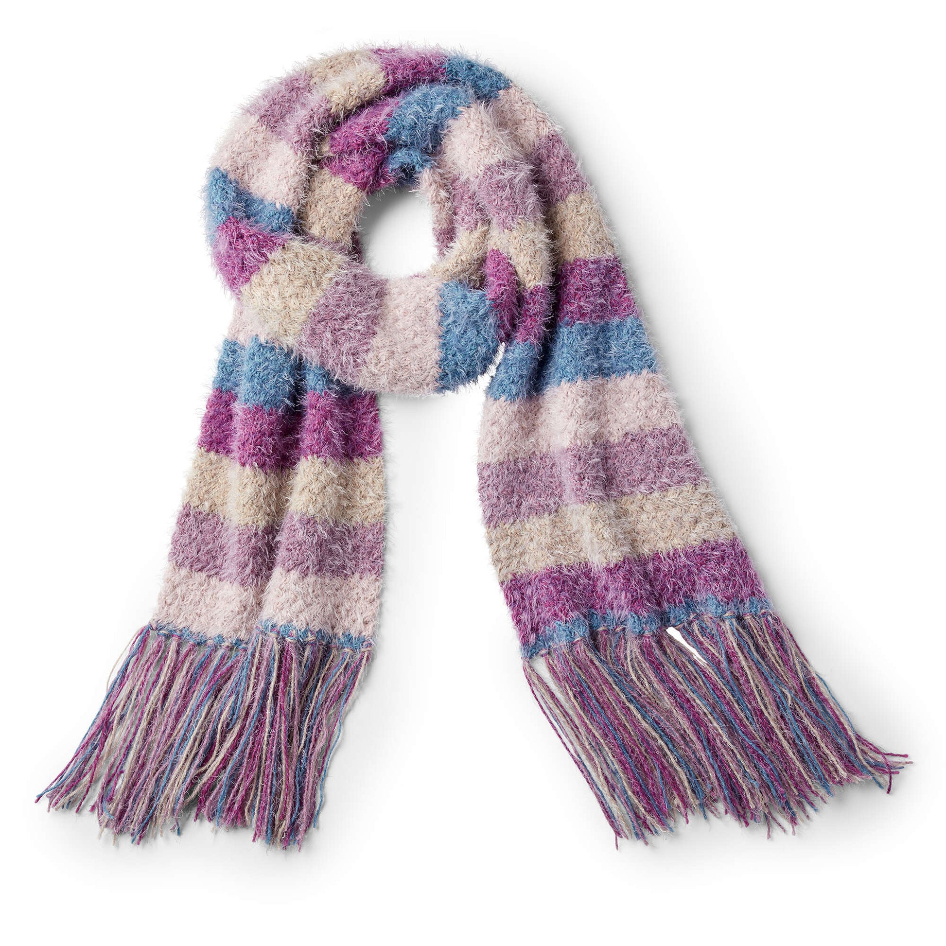 Free Easy Caron Criss Cross Scarf Knitting Pattern | Yarnspirations