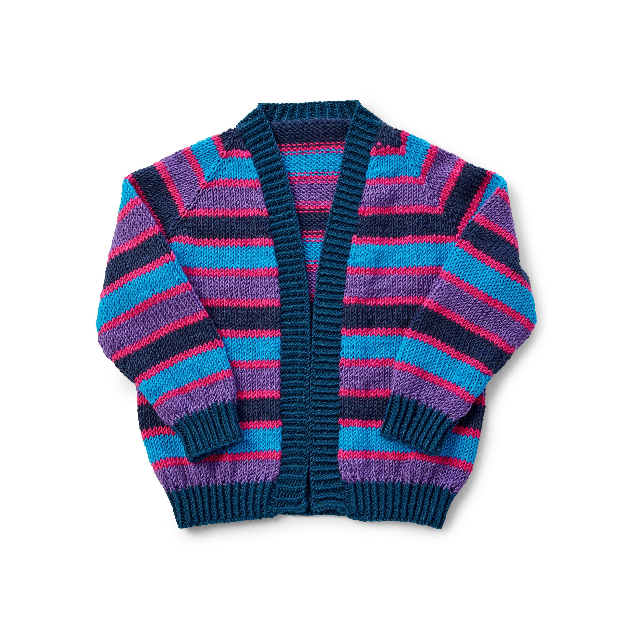 Free Caron X Pantone Cropped Raglan Cardigan Knitting Pattern ...