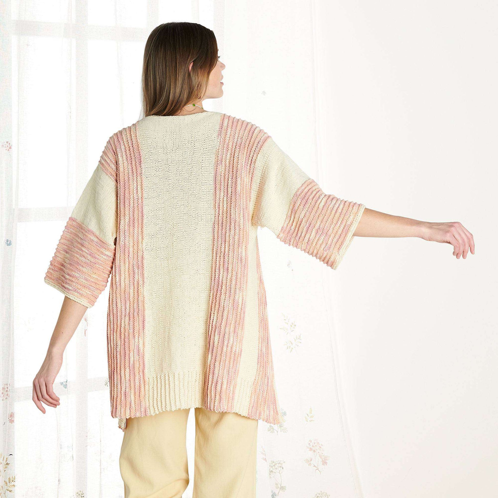 Free Easy Caron Longline Cardigan Knitting Pattern | Yarnspirations