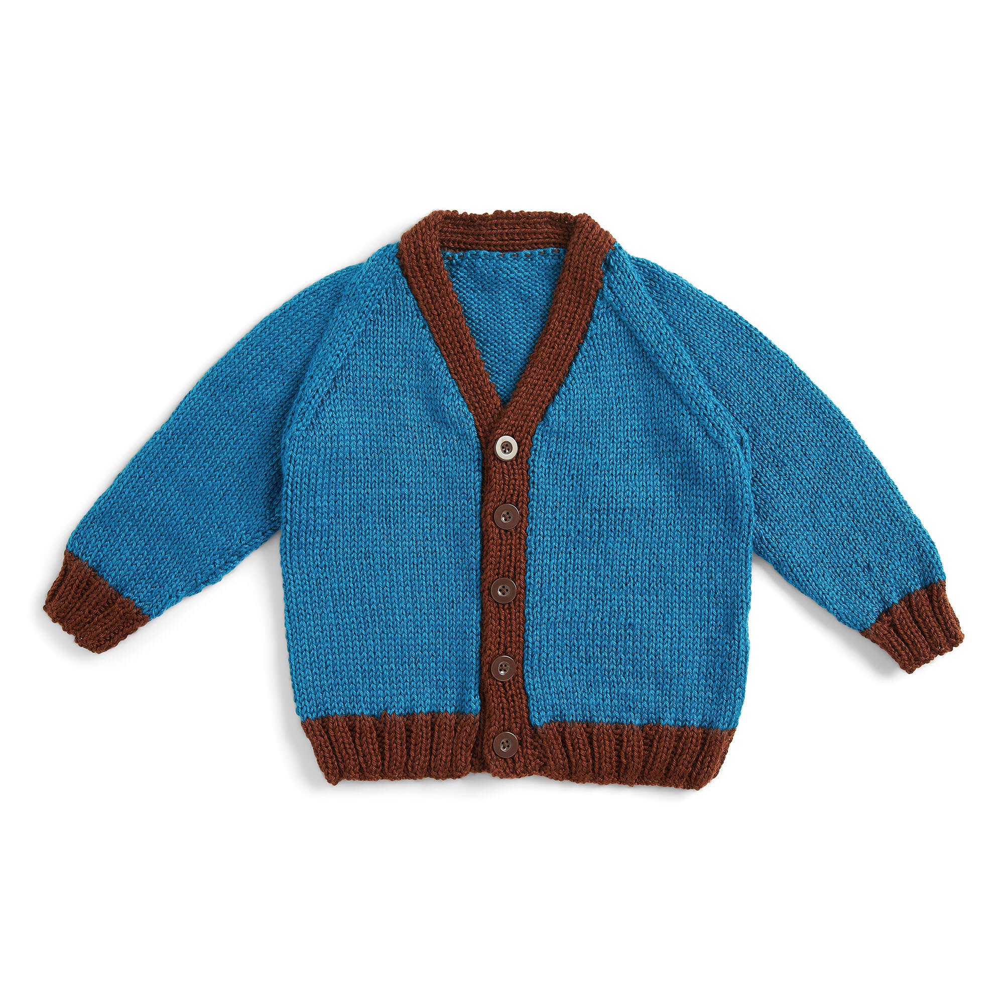 Free Easy Caron V-Neck Cardigan Knitting Pattern | Yarnspirations