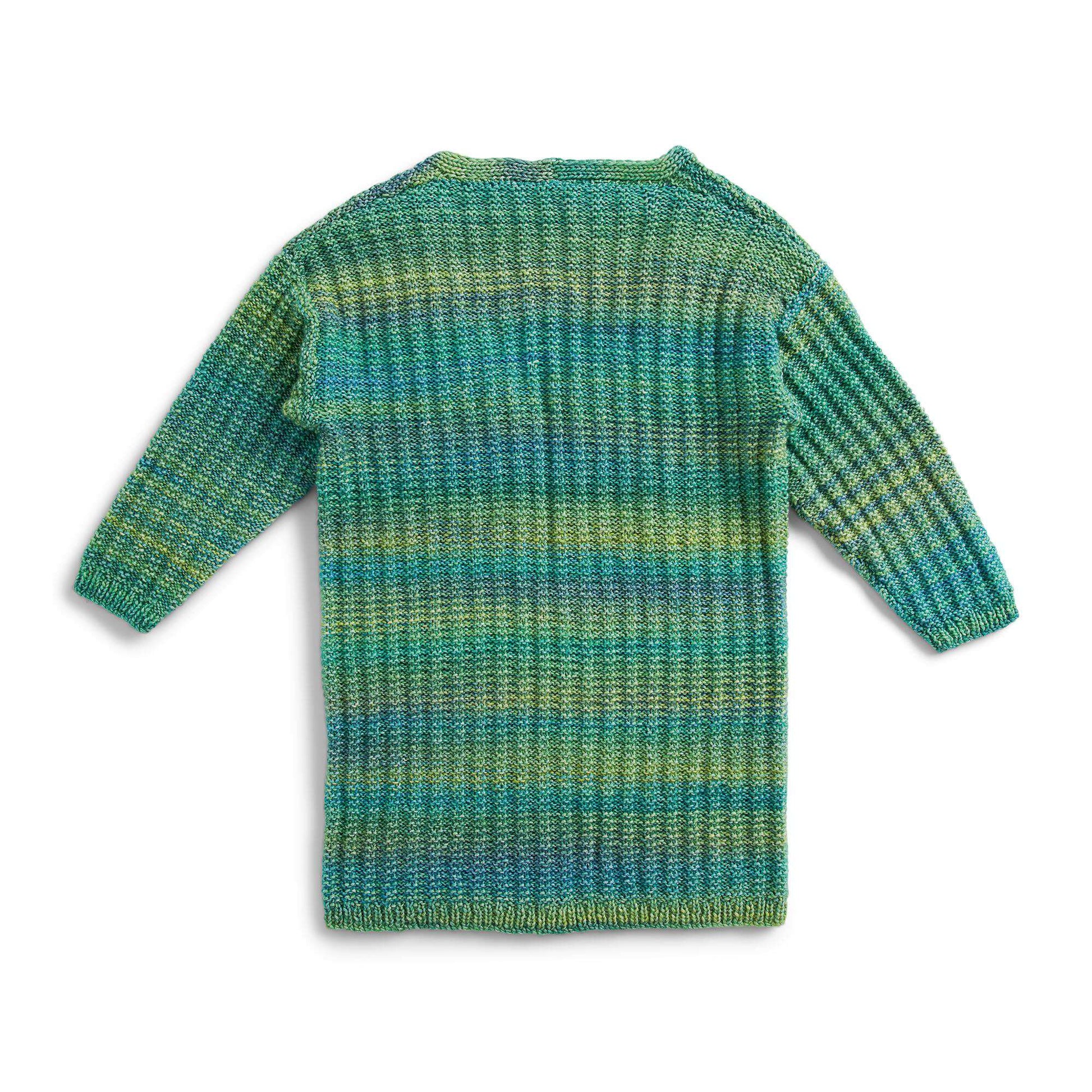 Free Easy Caron Vertical Ridges Cardigan Knitting Pattern | Yarnspirations