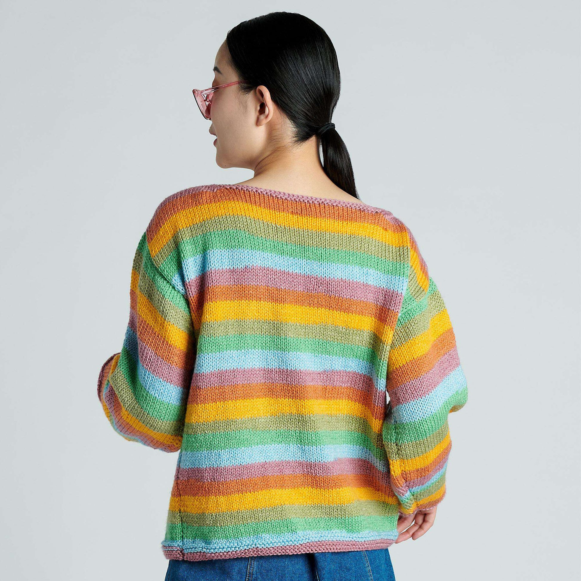 Free Easy Caron Boatneck Sleeveless Top Knitting Pattern | Yarnspirations