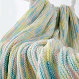Free Caron Little Ridges Knit Baby Blanket Pattern | Yarnspirations