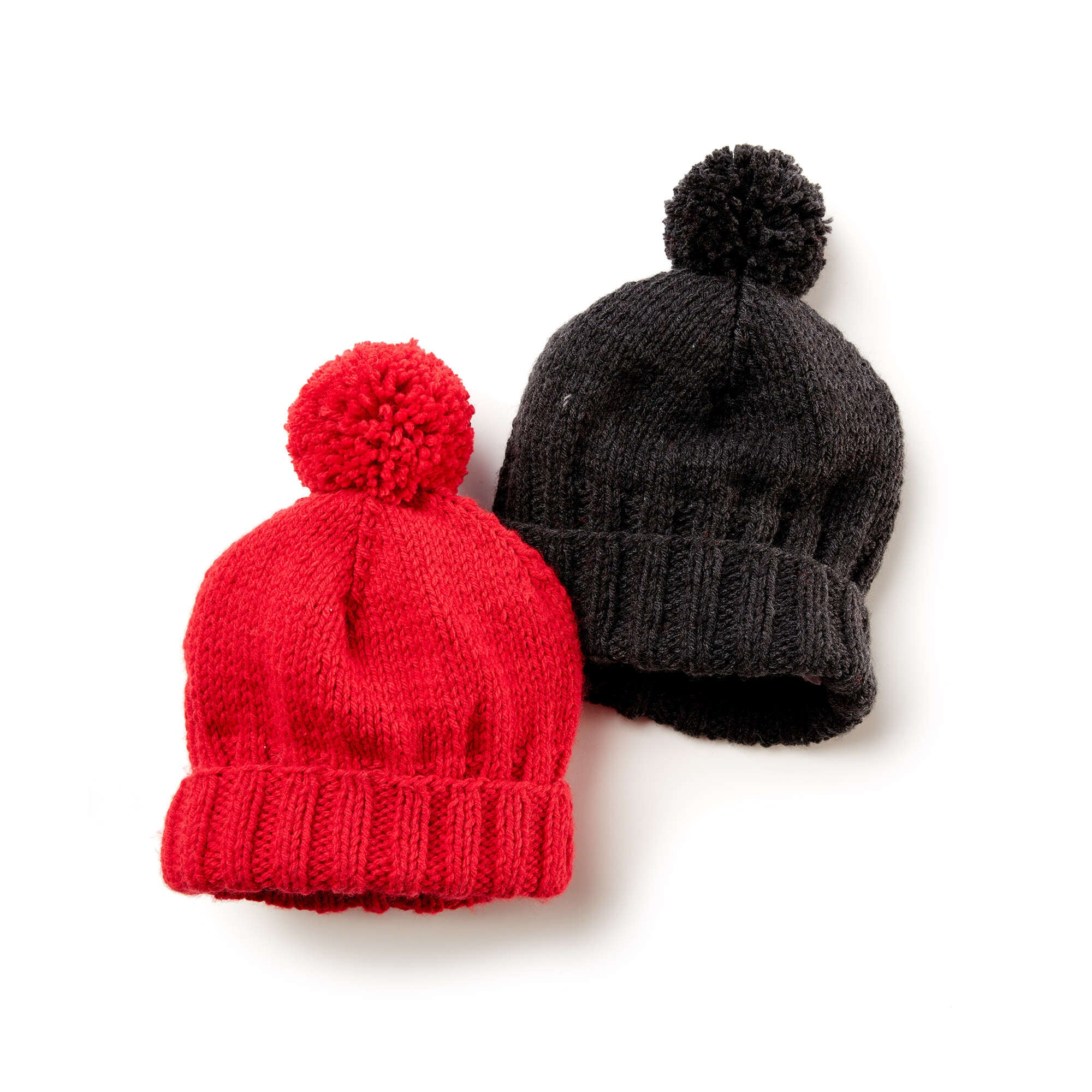 Free Easy Caron Family Hats Knitting Pattern | Yarnspirations