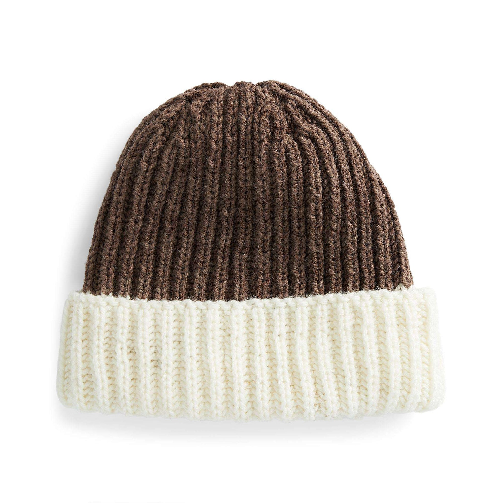 Free Caron Basic Brioche Beanie Knitting Pattern | Yarnspirations