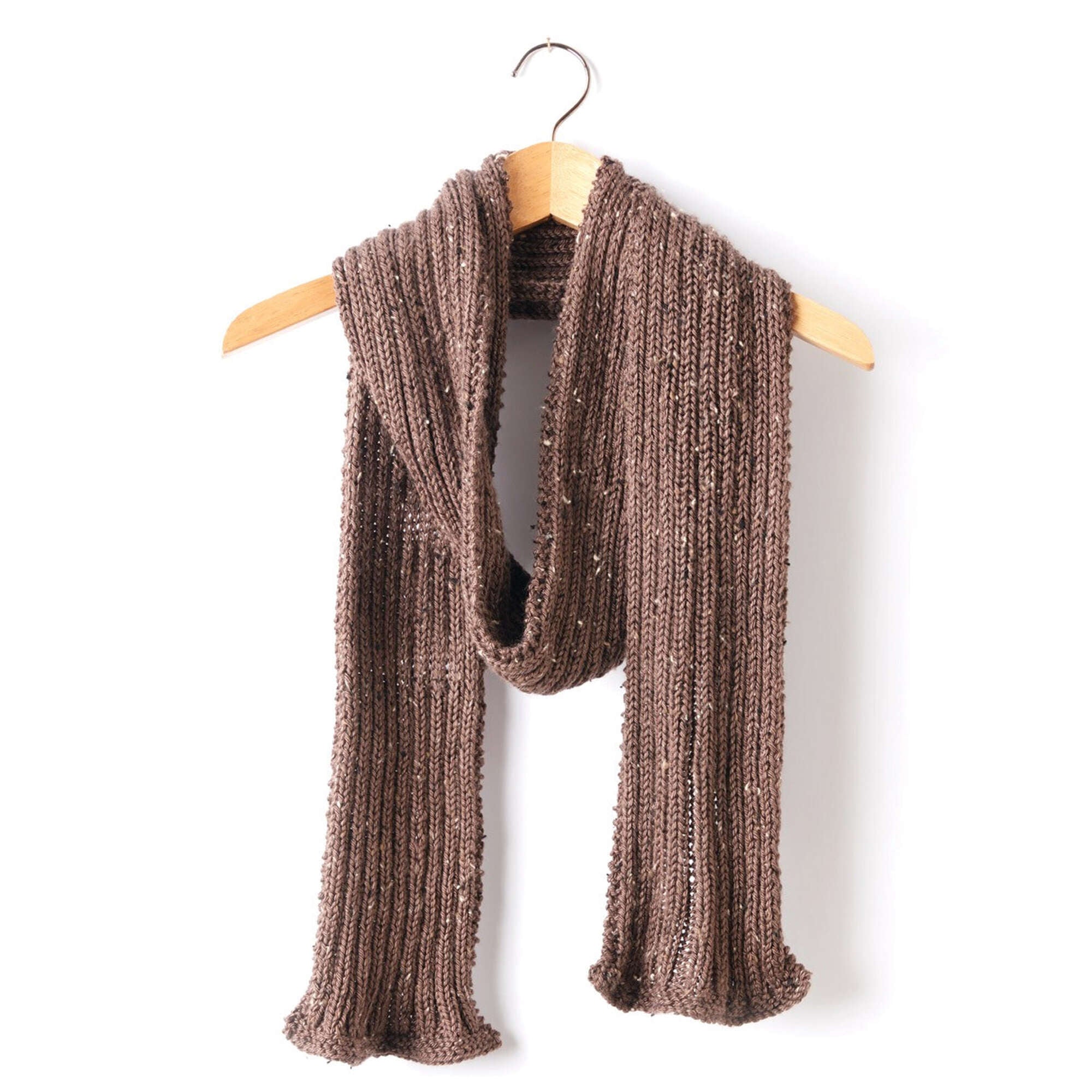 Free Beginner Caron Two By Two Scarf Knitting Pattern | Yarnspirations