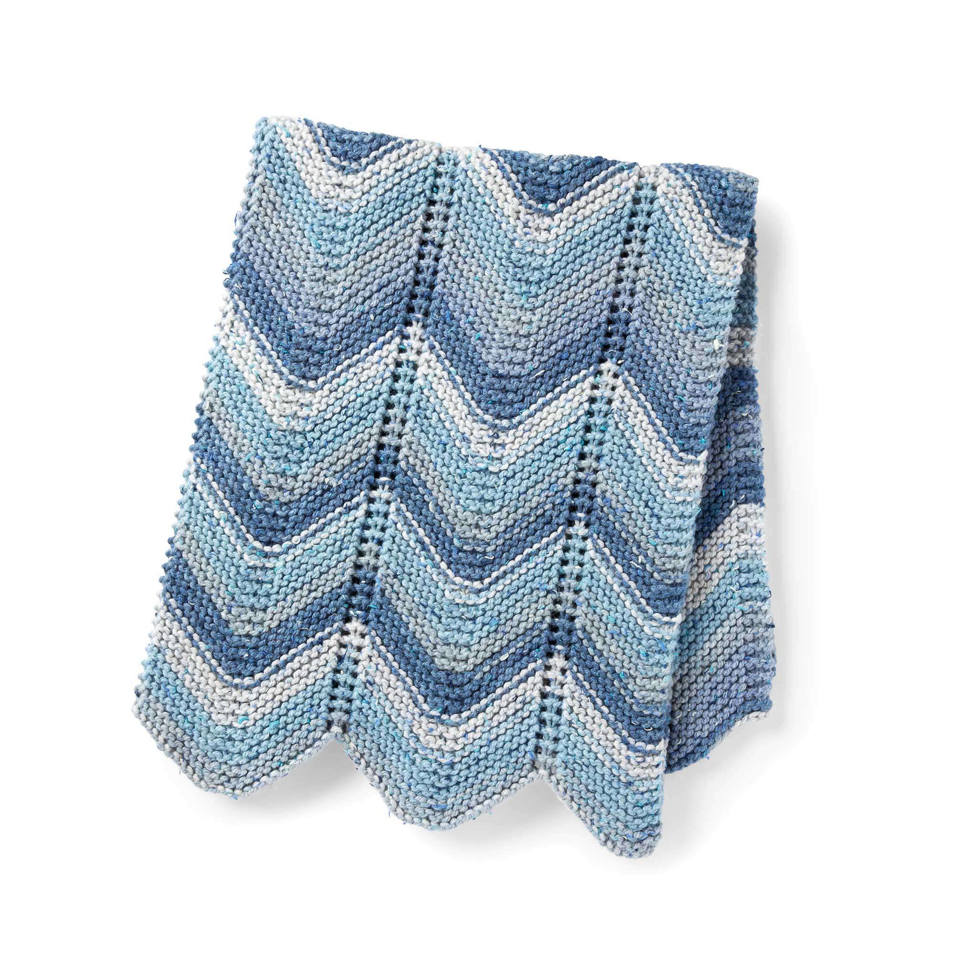 Free Easy Caron Zig Zag Throw Knitting Pattern | Yarnspirations