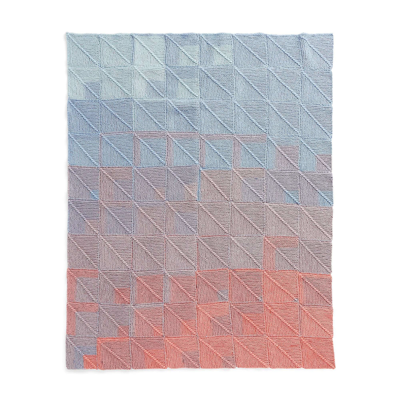 Caron Shade & Fade Knit Blanket | Yarnspirations