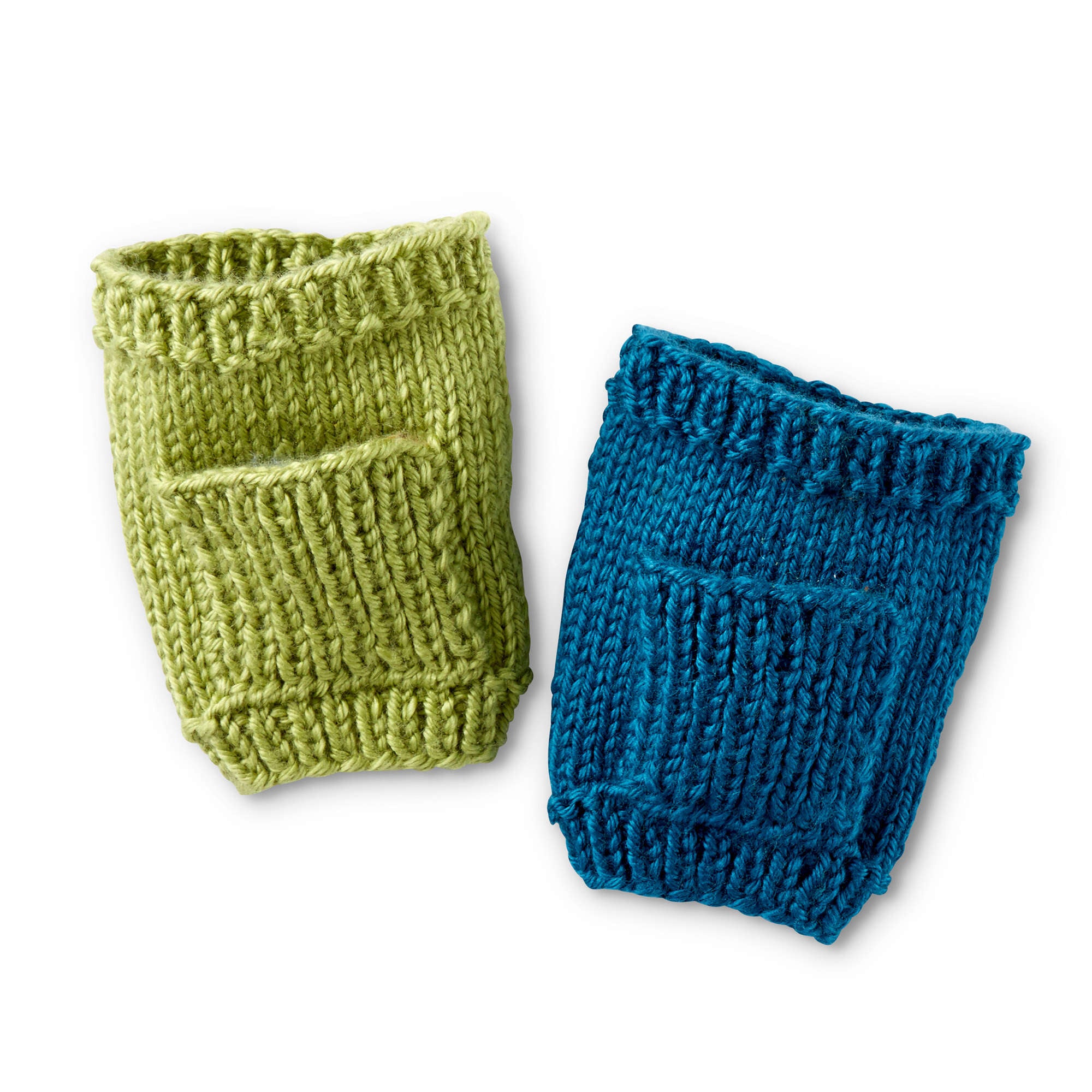 Free Easy Caron Pocket Cup Cozy Knitting Pattern | Yarnspirations