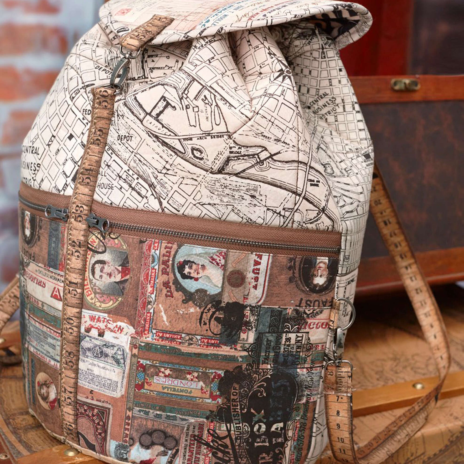 Free Coats & Clark City Dapper Backpack Sewing Pattern | Yarnspirations