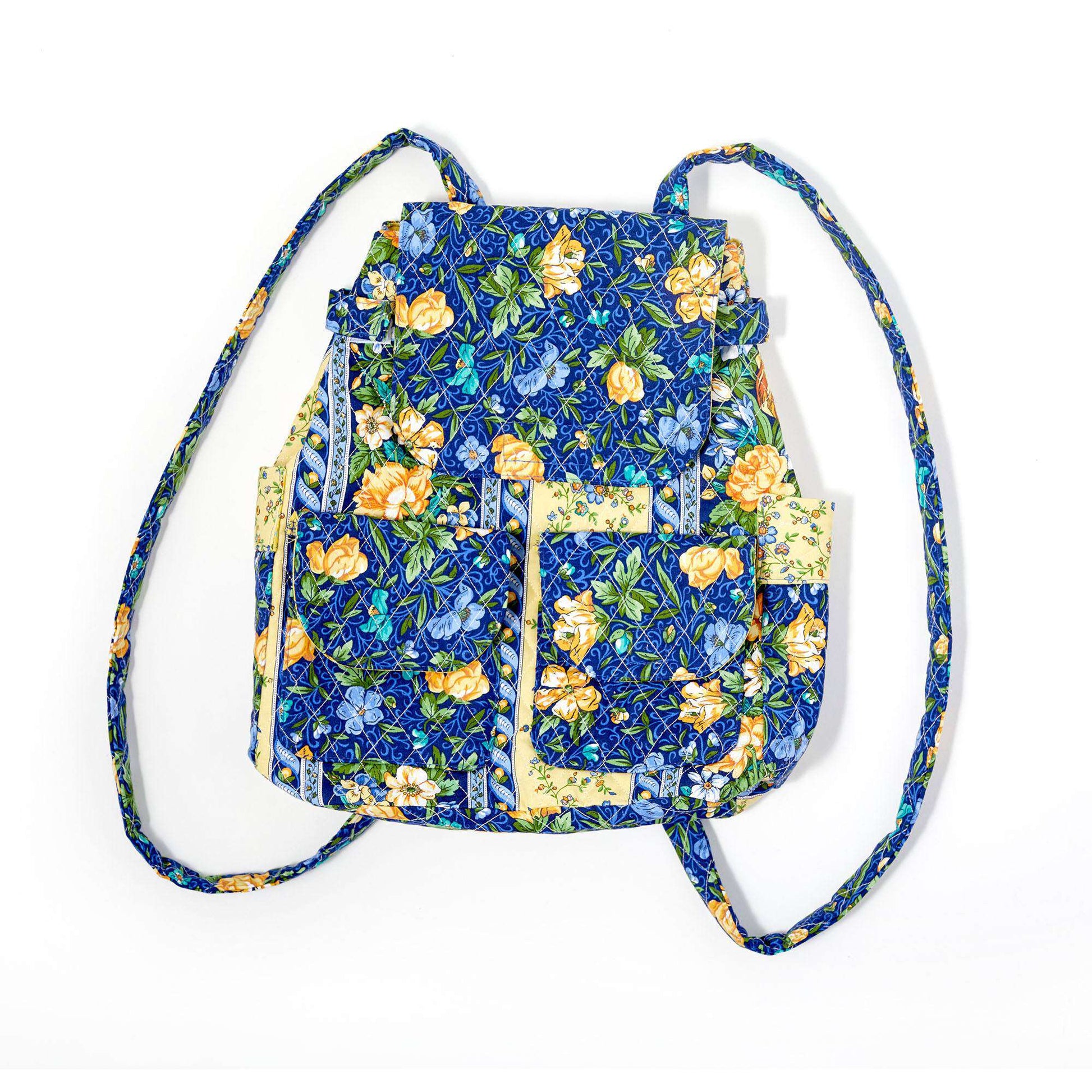 Free Coats & Clark Floral Backpack Sewing Pattern | Yarnspirations