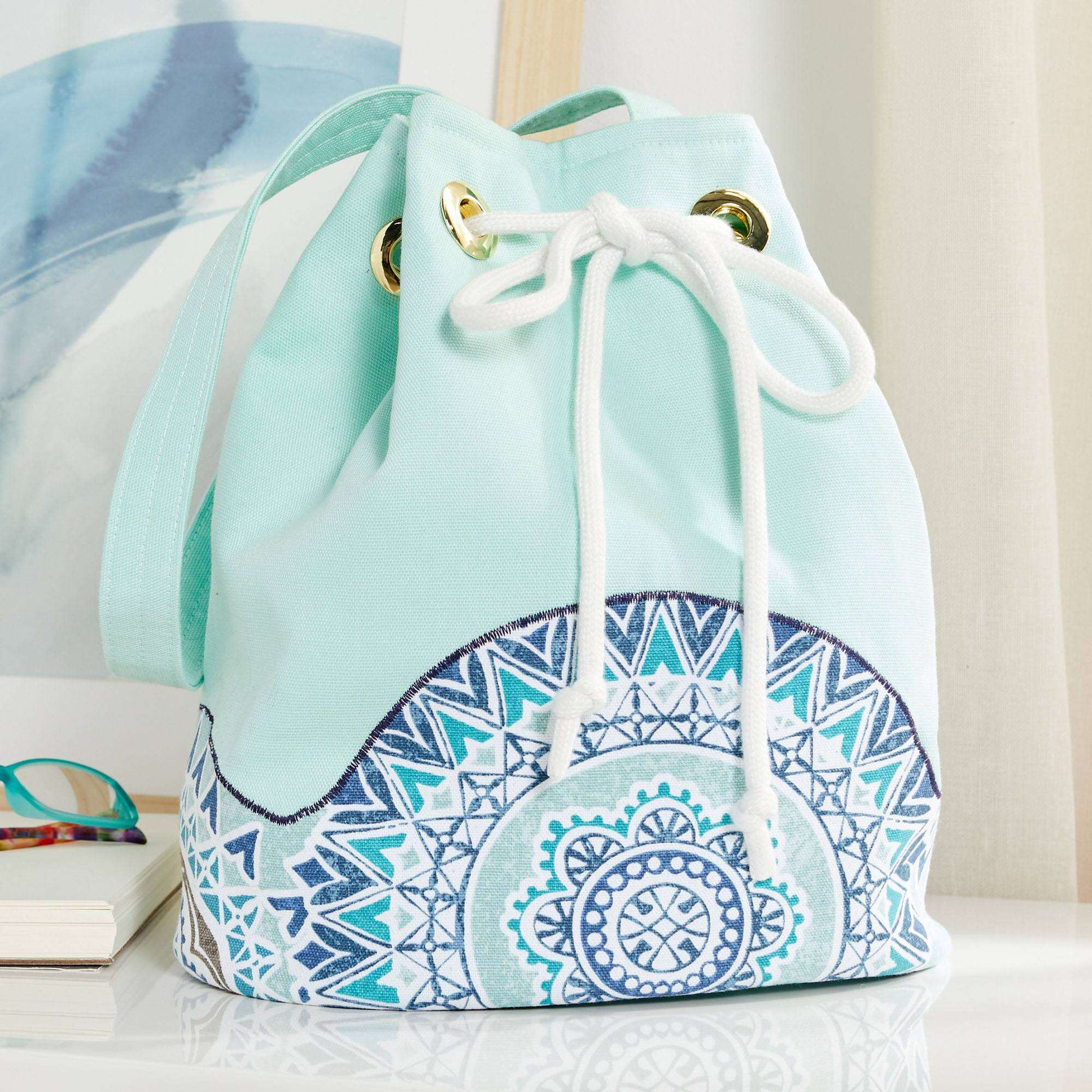 Free Coats & Clark Bucket Bag Sewing Pattern | Yarnspirations
