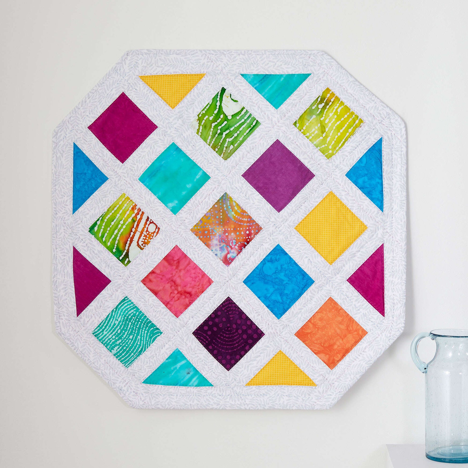Free Coats & Clark Modern Rainbow Quilt Sewing Pattern | Yarnspirations