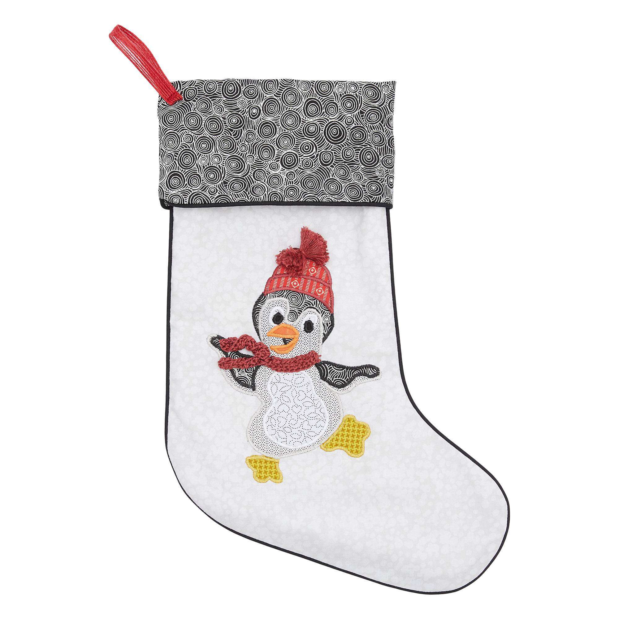 Free Coats & Clark Penguin Stocking Sewing Pattern | Yarnspirations