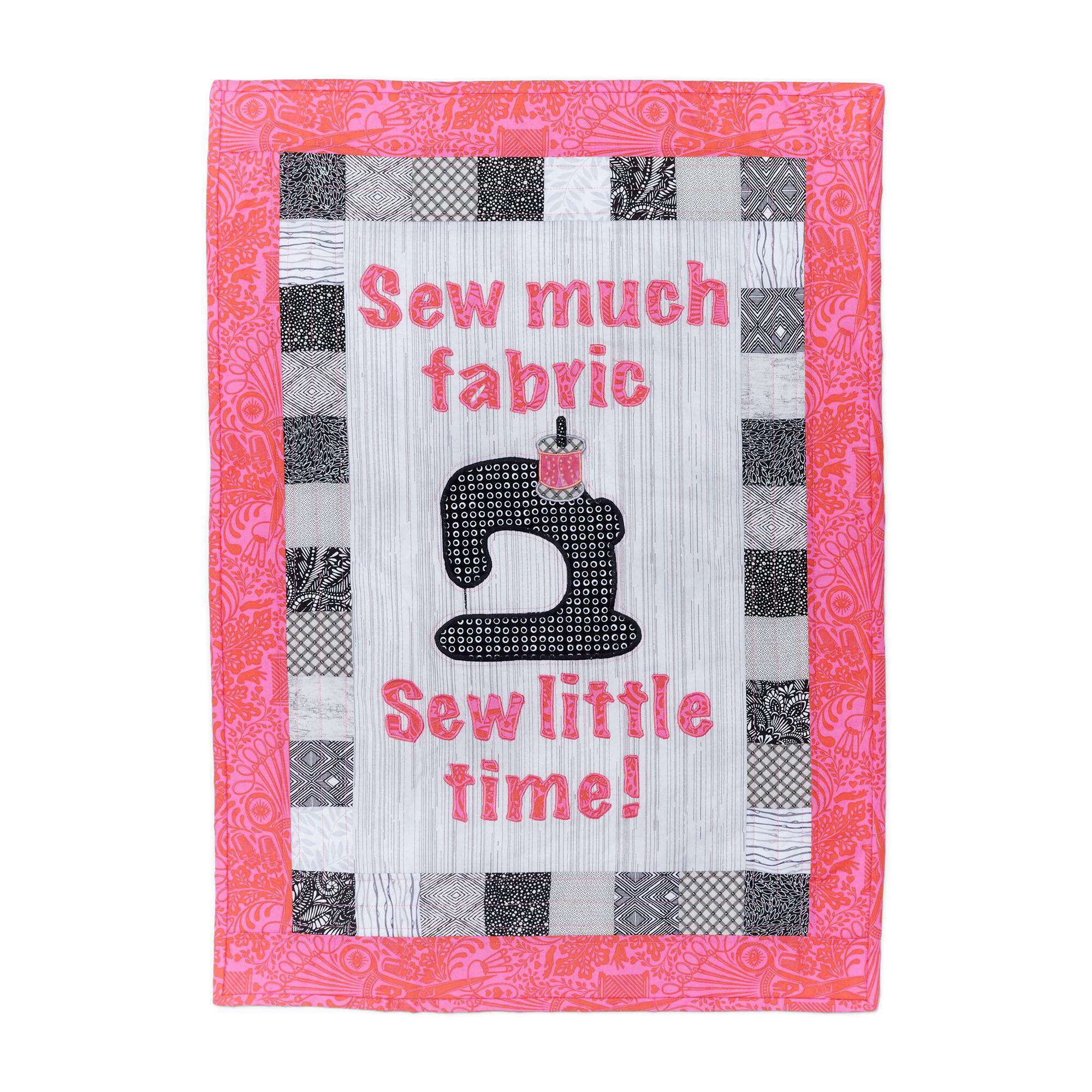 Free Easy Coats & Clark Sew Much Fabric Wall Hanging Sewing Pattern ...