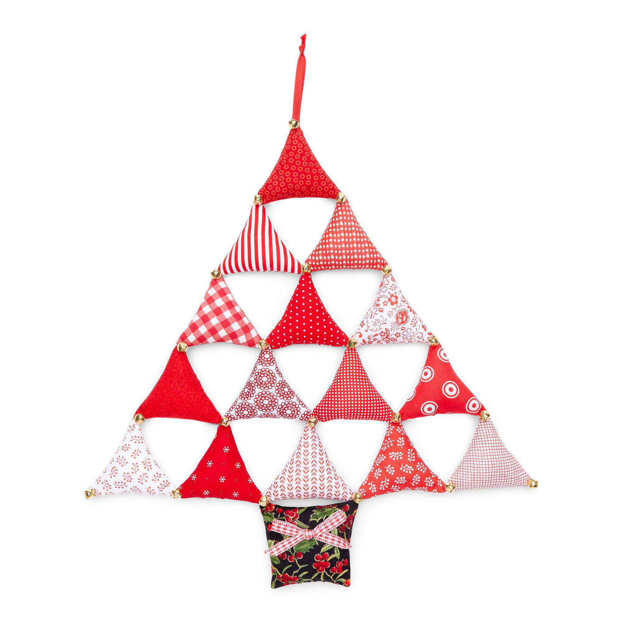 Free Easy Coats & Clark Christmas Tree Triangle Decoration Sewing ...