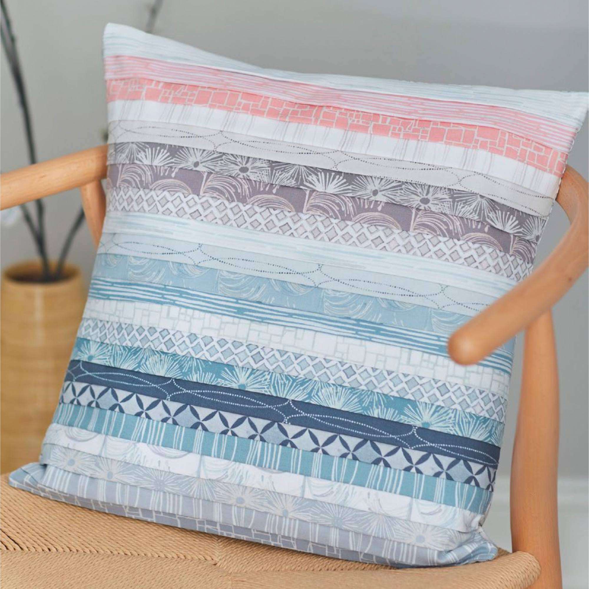 Free Beginner Coats & Clark Soft Strips Pillow Sewing Pattern ...